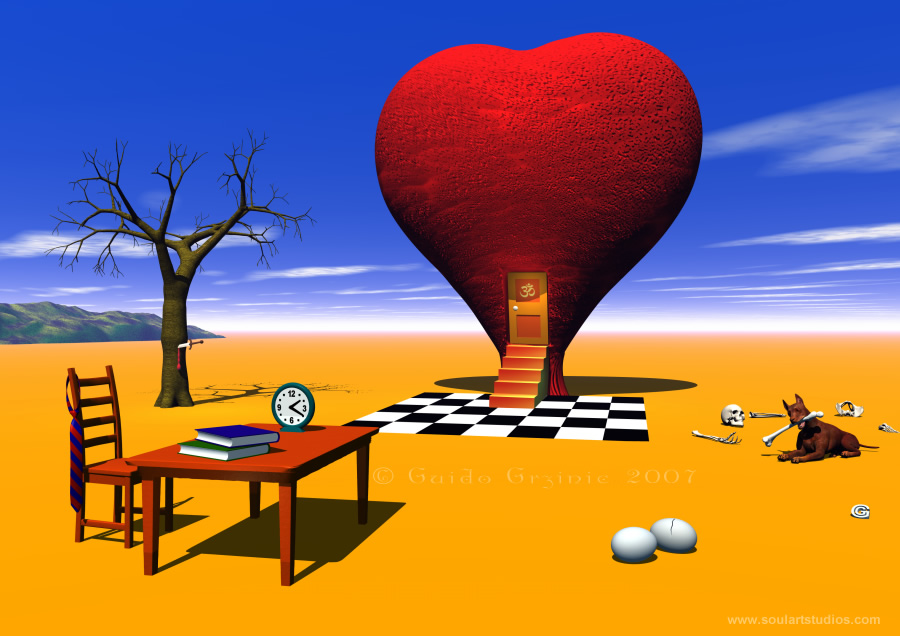 Surreal Heart Art - 900x636 Wallpaper - teahub.io