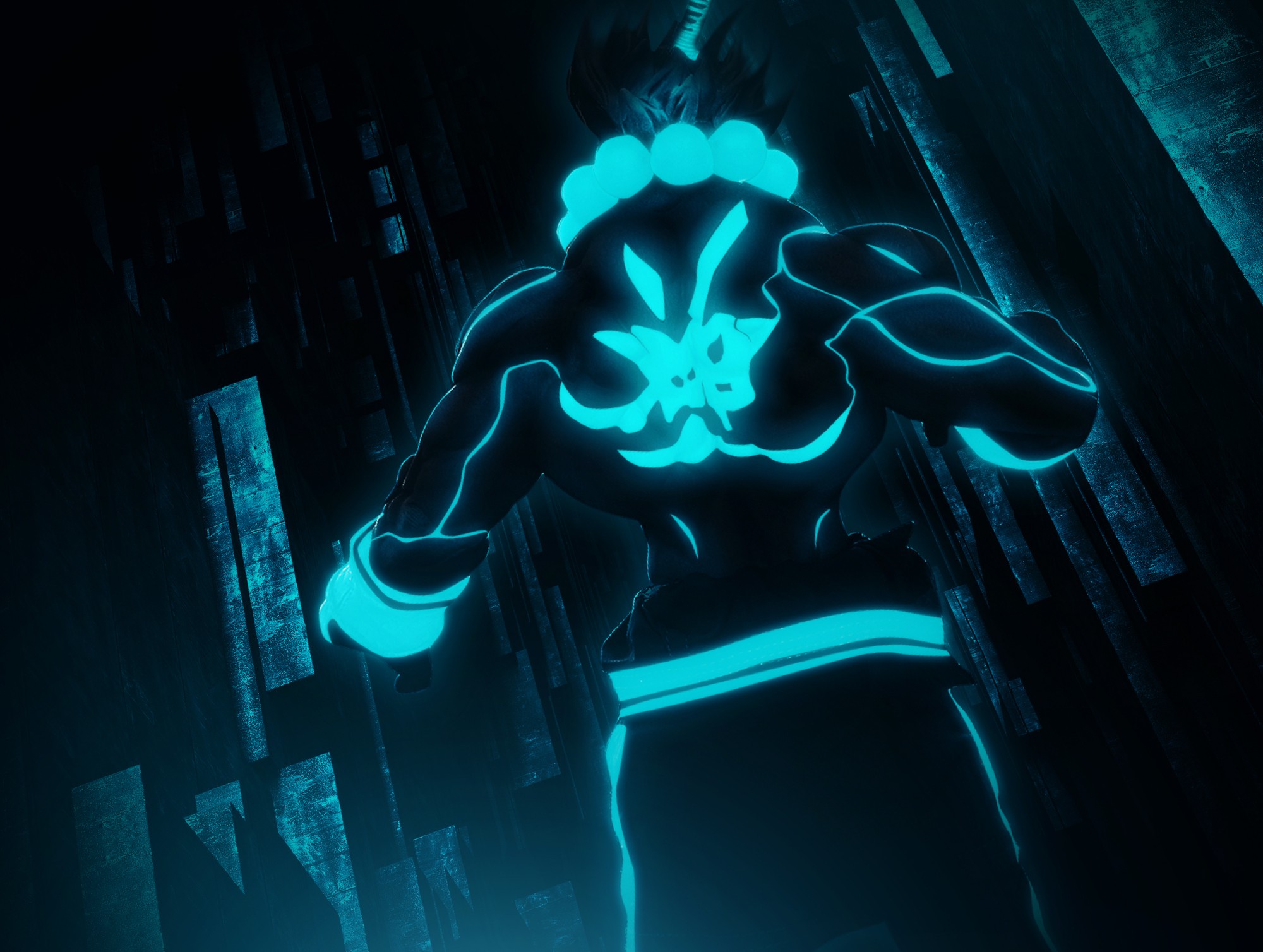 Wallpaper - Street Fighter Tron - 2000x1508 Wallpaper - teahub.io