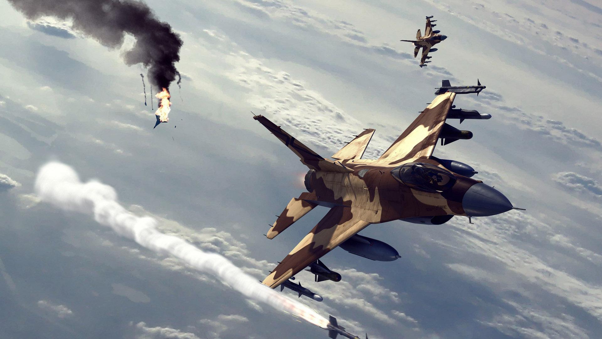 Jet Tempur Di Udara - Fighter Jet Background - 1920x1080 Wallpaper ...