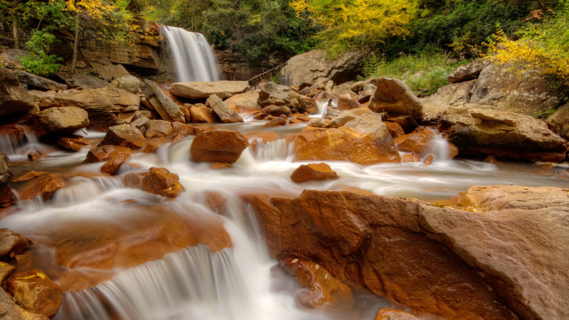 West Virginia Douglas Falls - Wallpaper - 1920x1080 Wallpaper - teahub.io