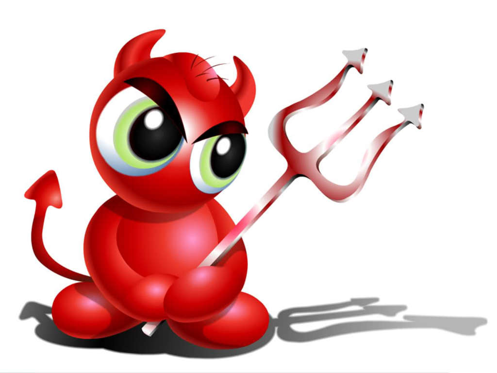 Cartoon Devil Wallpaper - No Rest For The Wicked Meme - 1024x768 ...