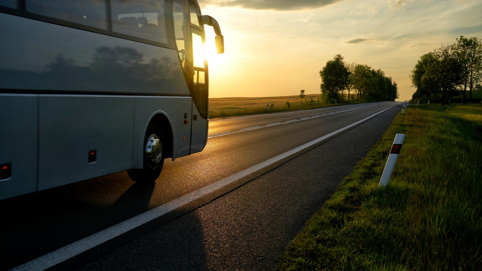 Bus Sunset - 1600x900 Wallpaper - teahub.io