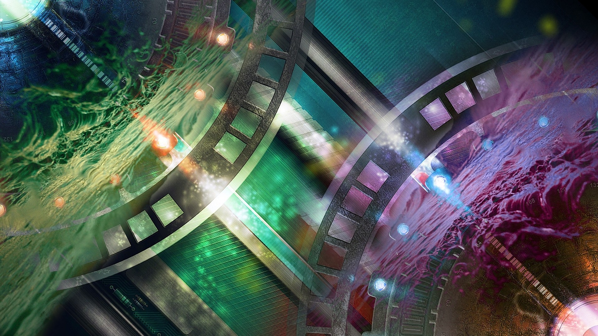 Sci Fi Clock Art - 1920x1080 Wallpaper - teahub.io