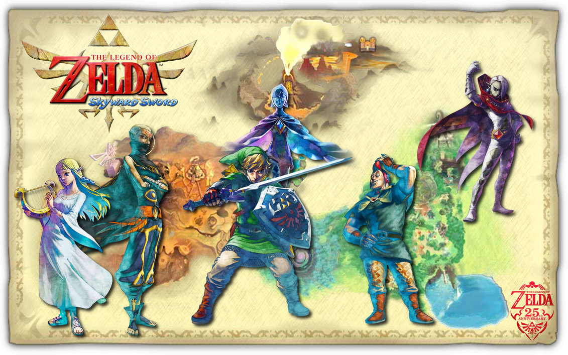 Zelda Skyward Sword Characters