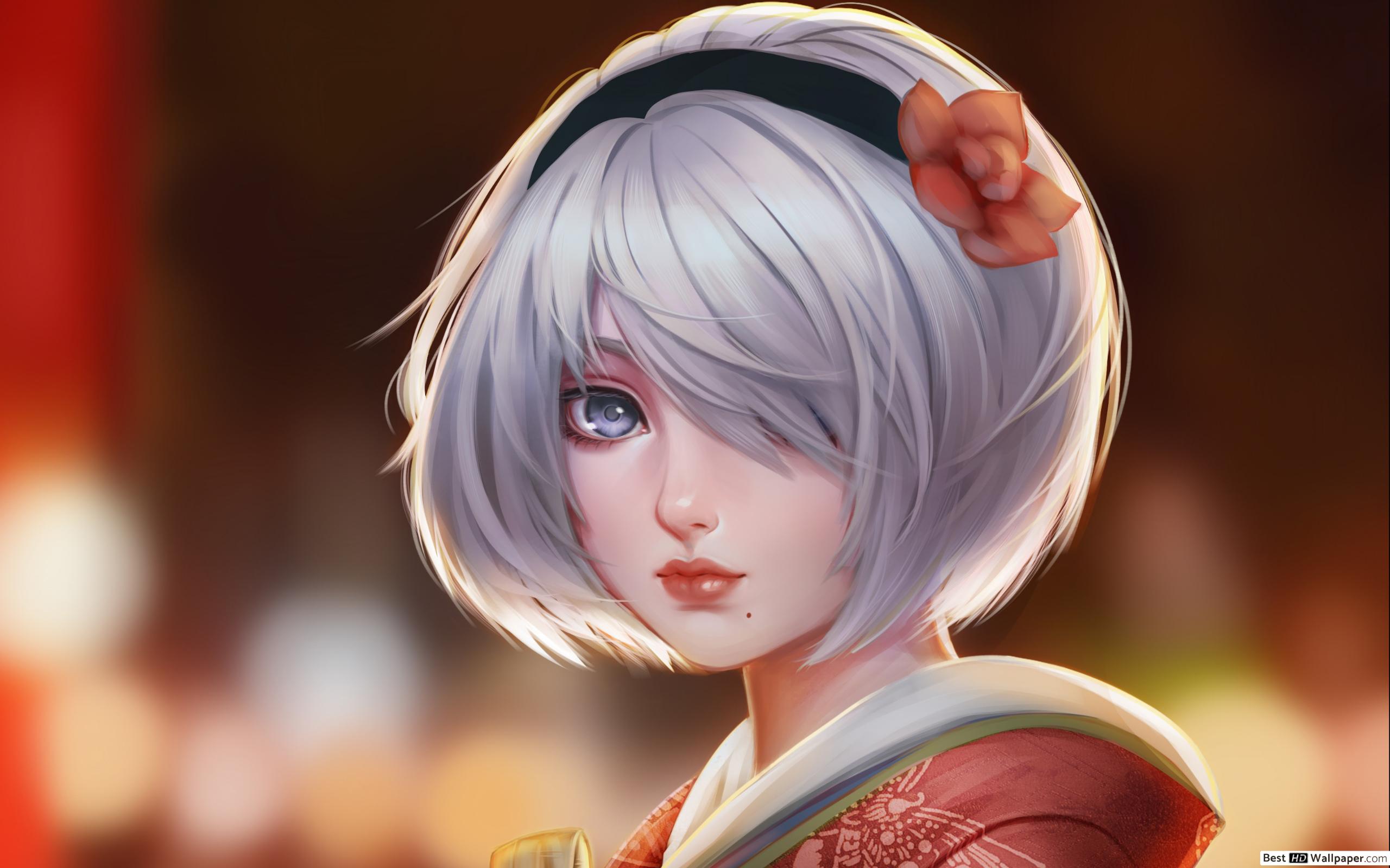 Nier Automata 2b Without Blind Fold - 2560x1600 Wallpaper - teahub.io