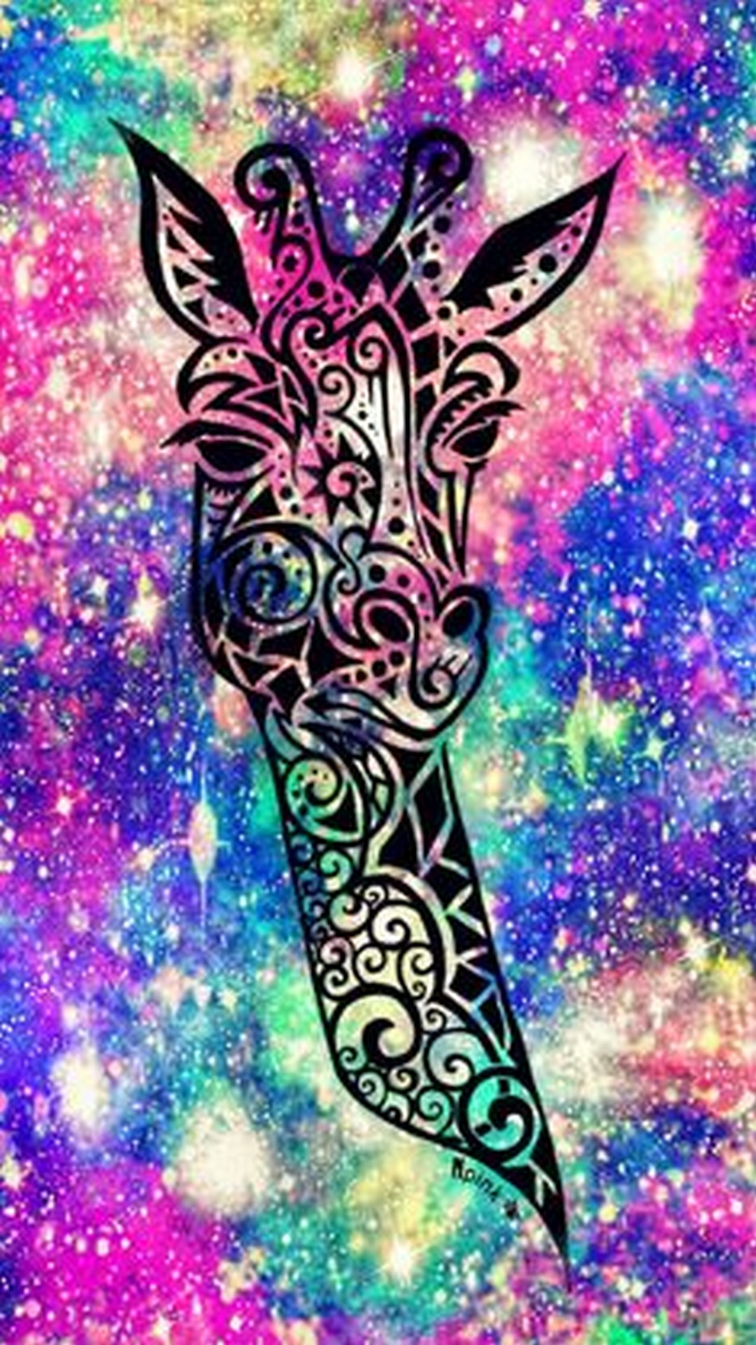 Colorful Giraffe Wallpaper Resolution - Giraffe Wallpaper Colorful ...