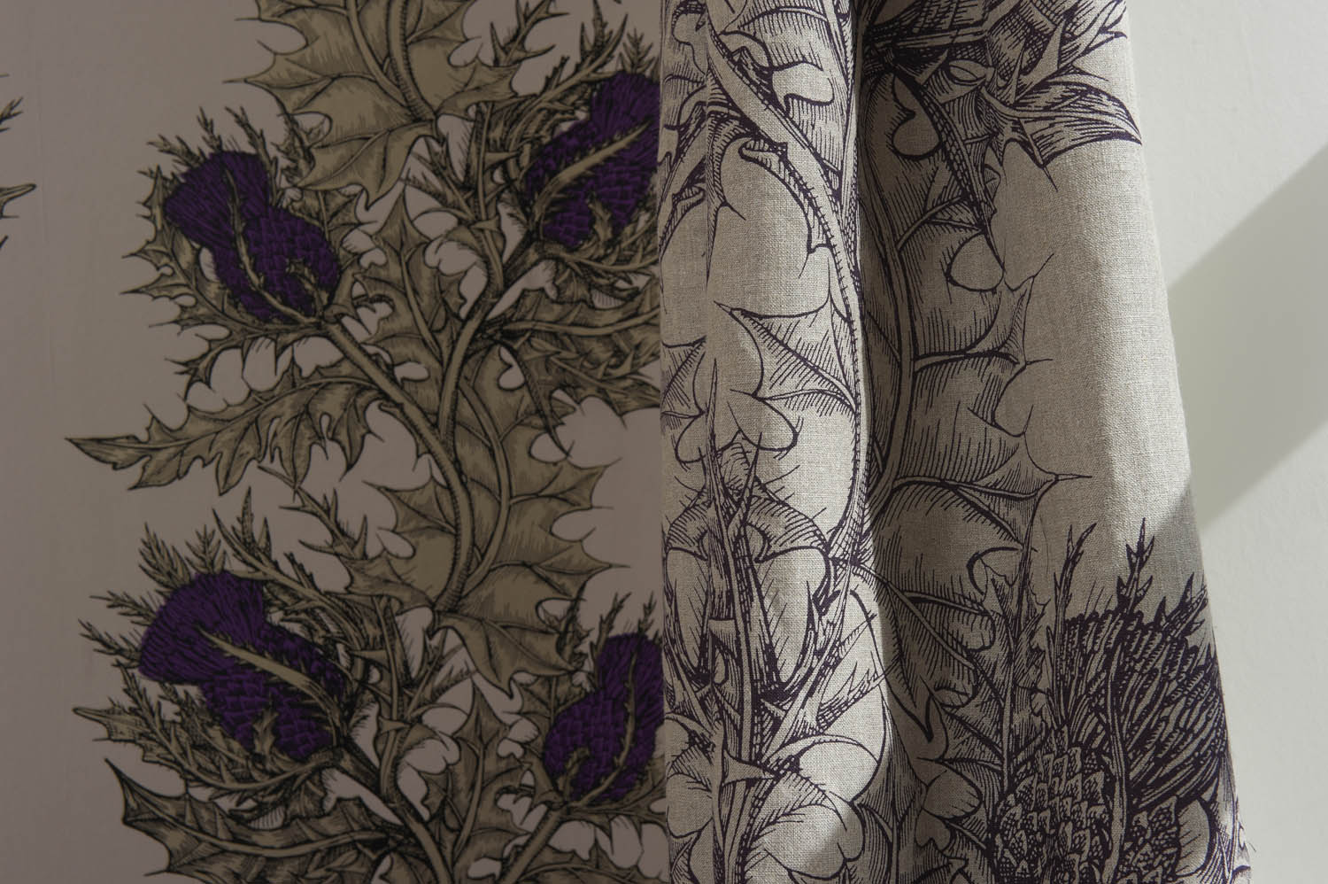 Thistle Fabric Timorous Beasties - 1500x998 Wallpaper - teahub.io