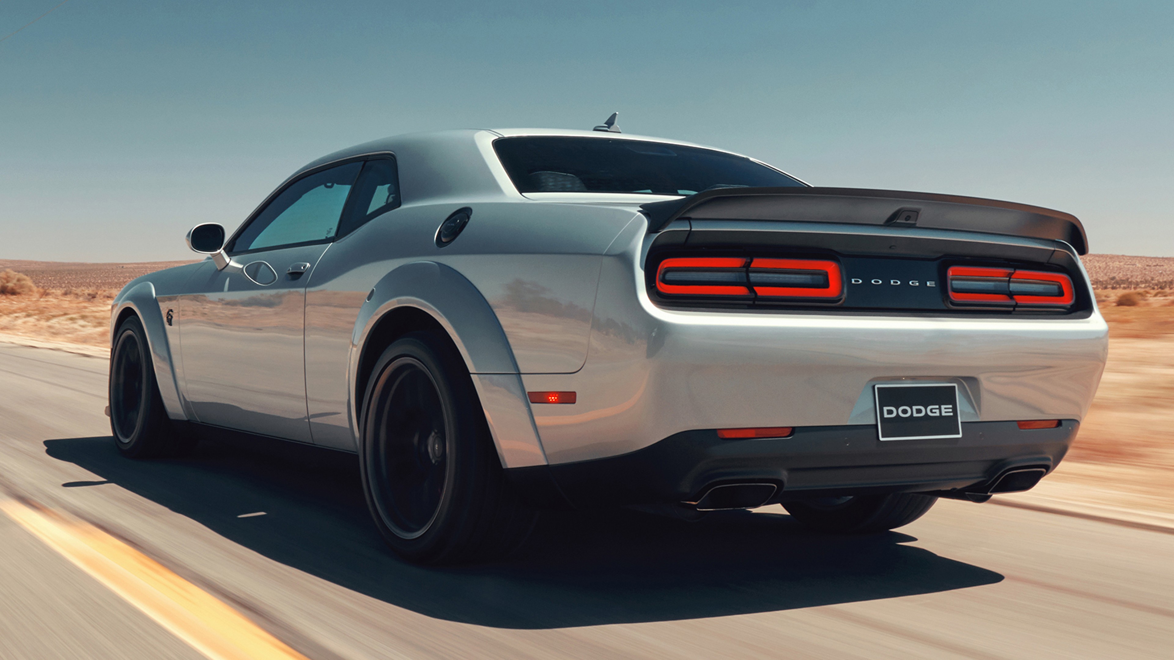 Dodge Challenger 2019 Back - 3840x2160 Wallpaper - teahub.io