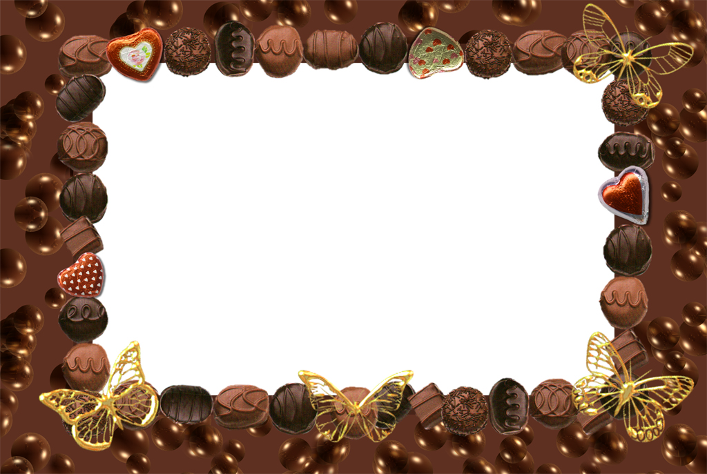 Chocolate Frame Themes Backgrounds - Border Chocolate Background Design ...