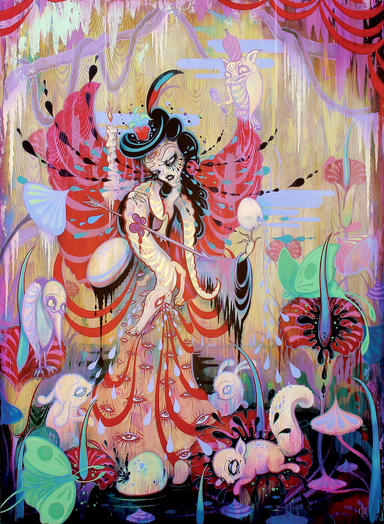 Trippy Wallpaper - Camille Rose Garcia Disney - 751x1024 Wallpaper ...