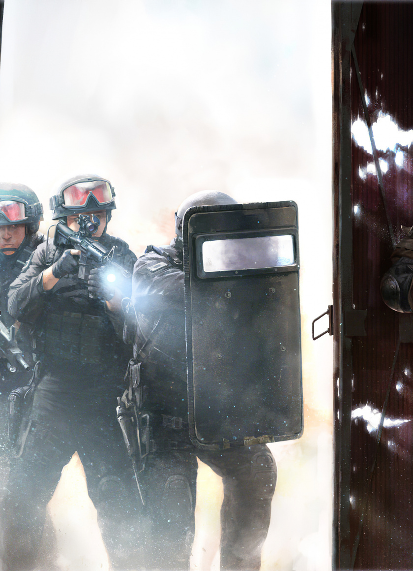 Swat Police, Raid, Video Game, Art, Wallpaper - 840x1160 Wallpaper ...