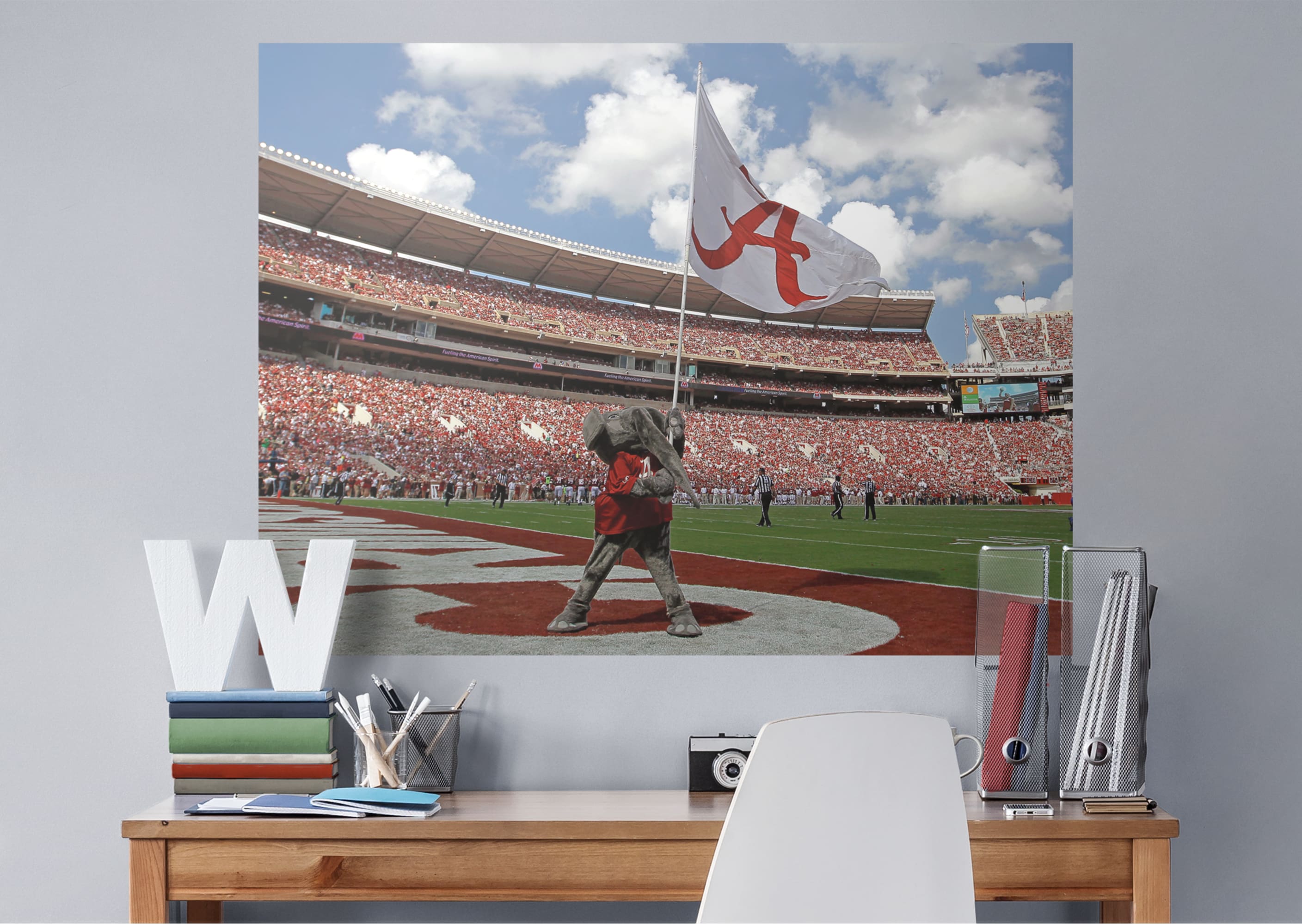 Alabama Roll Tide Flag On Pole - 2816x2000 Wallpaper - teahub.io