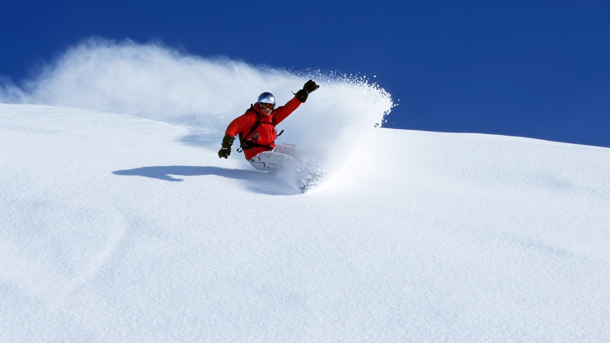 Downhill Ice Skating Snowboard - Ice Skating On Mountain - 2560x1440 ...