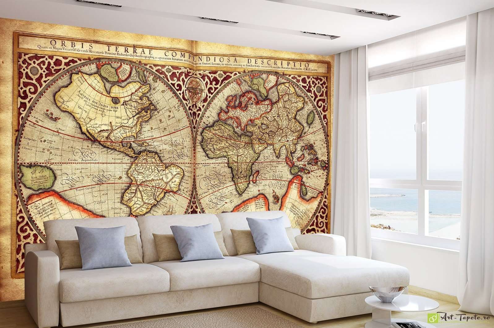 Tapet Harta Lumii Vintage - 1597x1059 Wallpaper - teahub.io