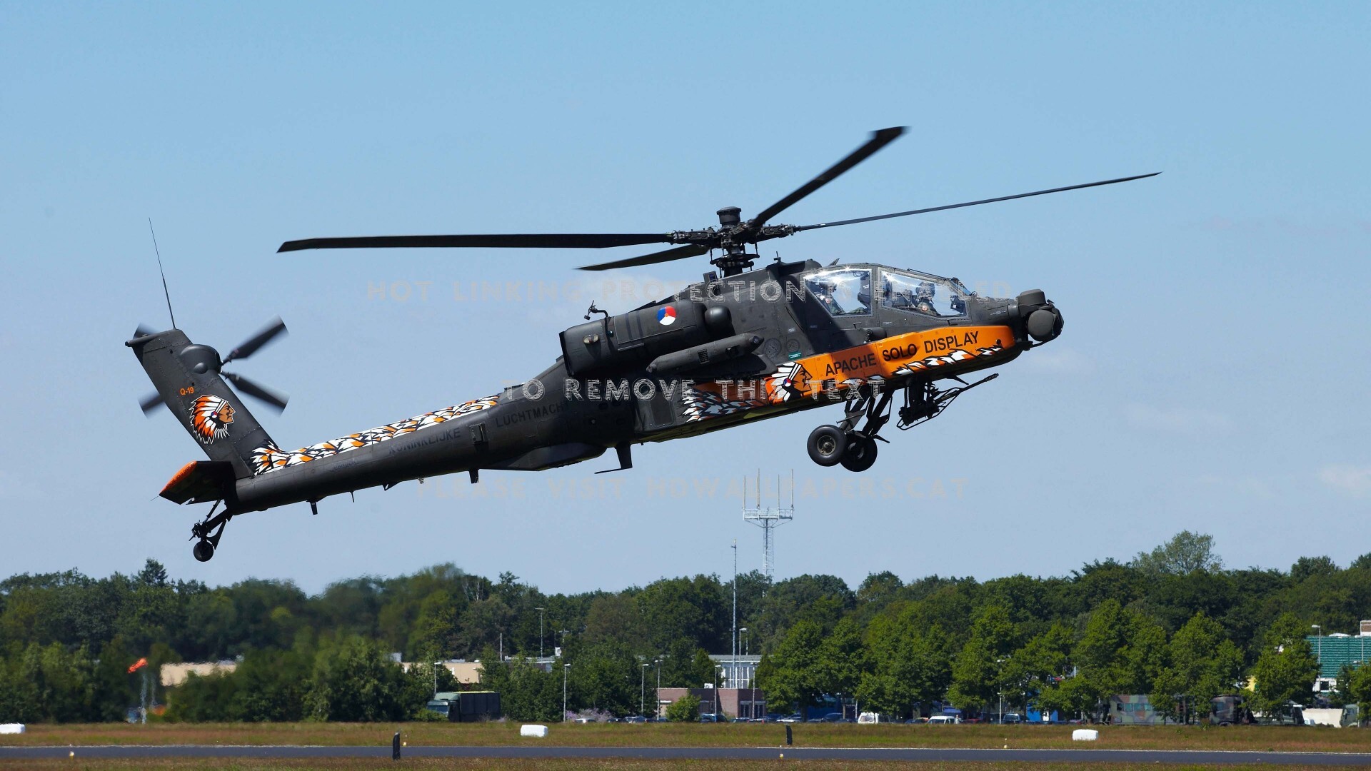 Apache Helicopter Dutch Airforce Military - Rijen - 1920x1080 Wallpaper ...