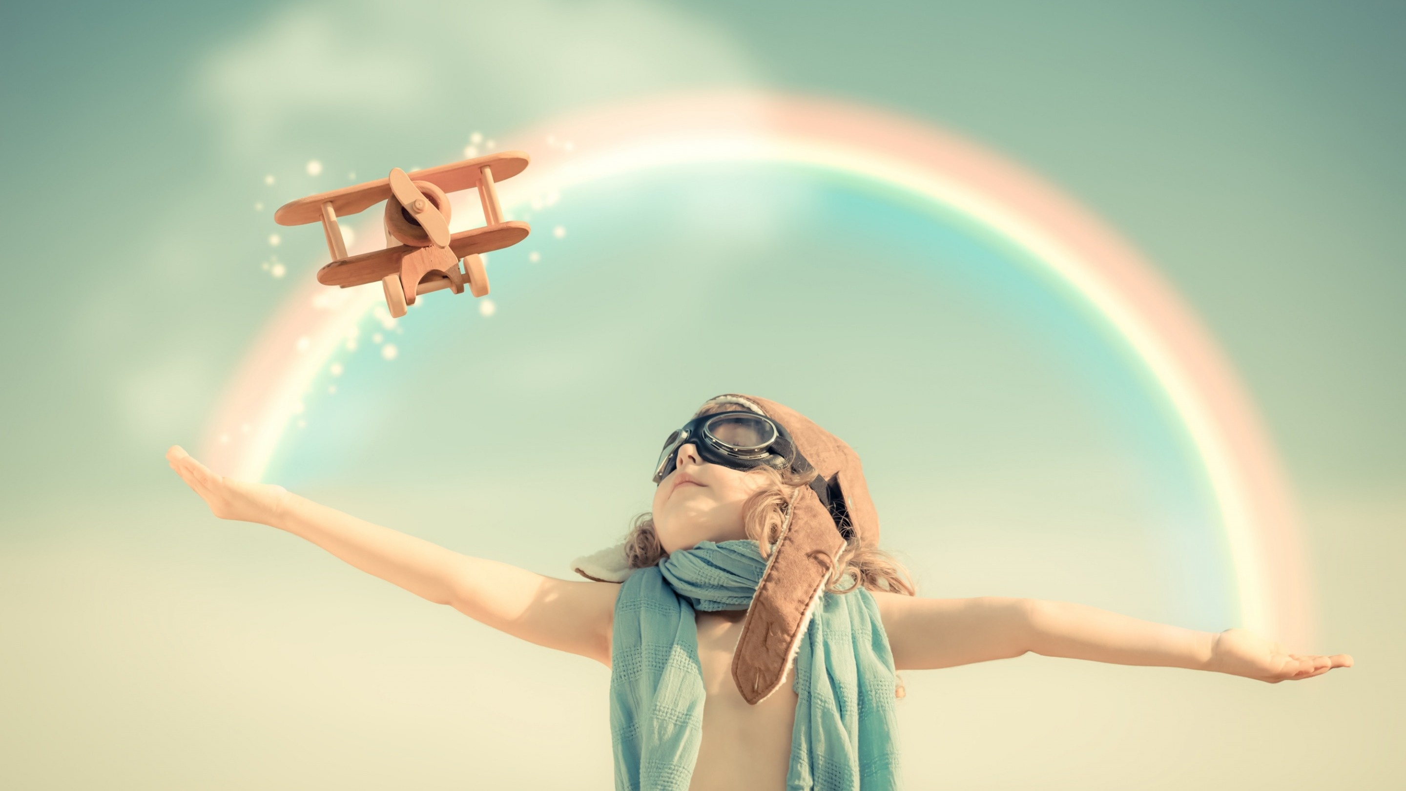 Baby Fighter Pilot And Rainbow - Fighter Pilot - 2880x1620 Wallpaper ...