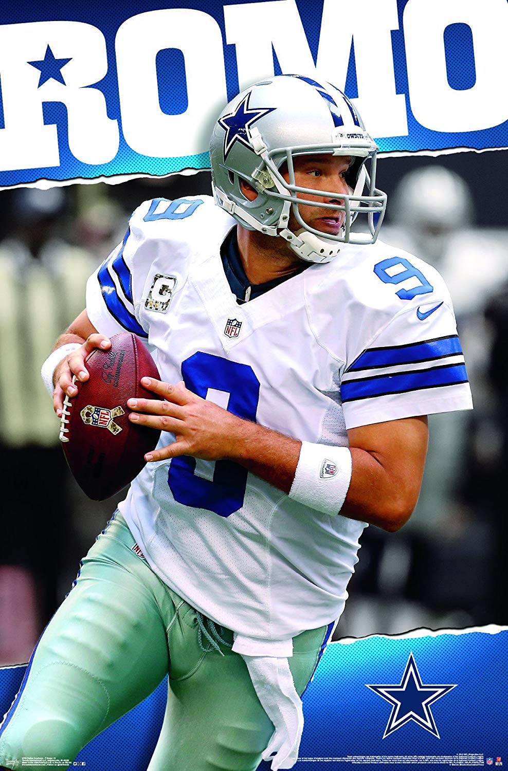 Cowboys Tony Romo Poster - 988x1500 Wallpaper - teahub.io