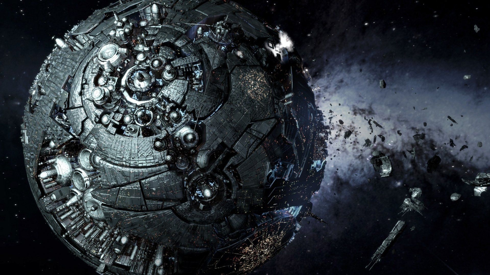 Sci Fi Mechanical Planet - 1920x1080 Wallpaper - teahub.io