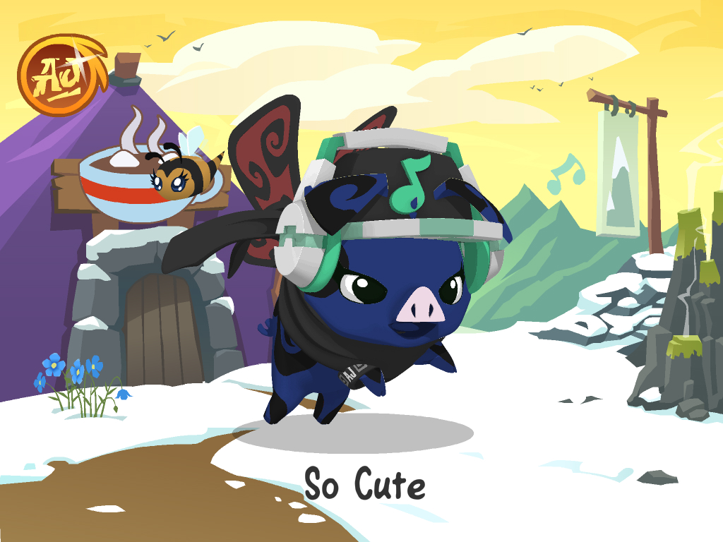 Piggie Pic So Cute - Animal Jam Seal Looks - 1024x768 Wallpaper - teahub.io