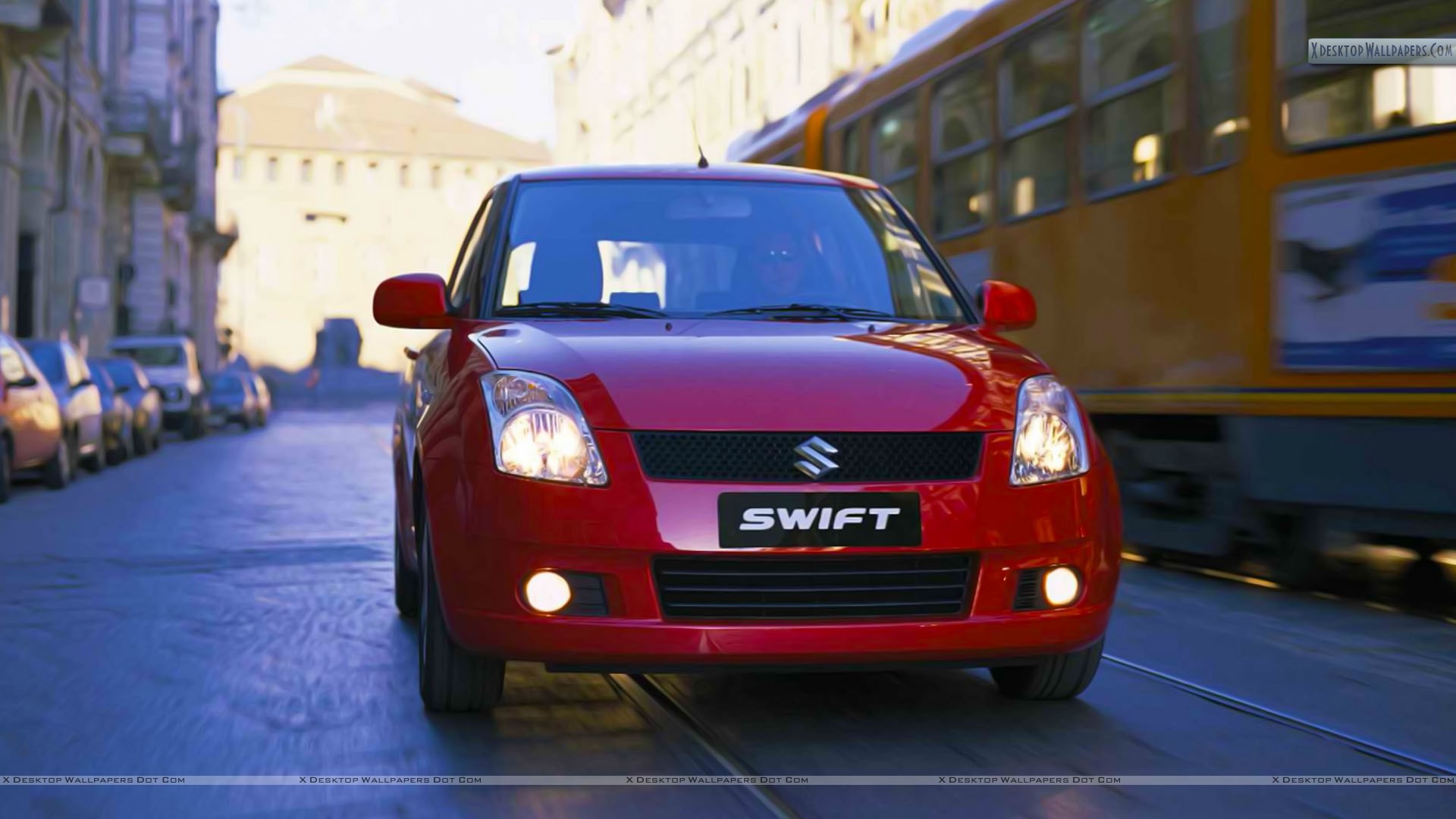 Red Suzuki Swift - 1920x1080 Wallpaper - teahub.io