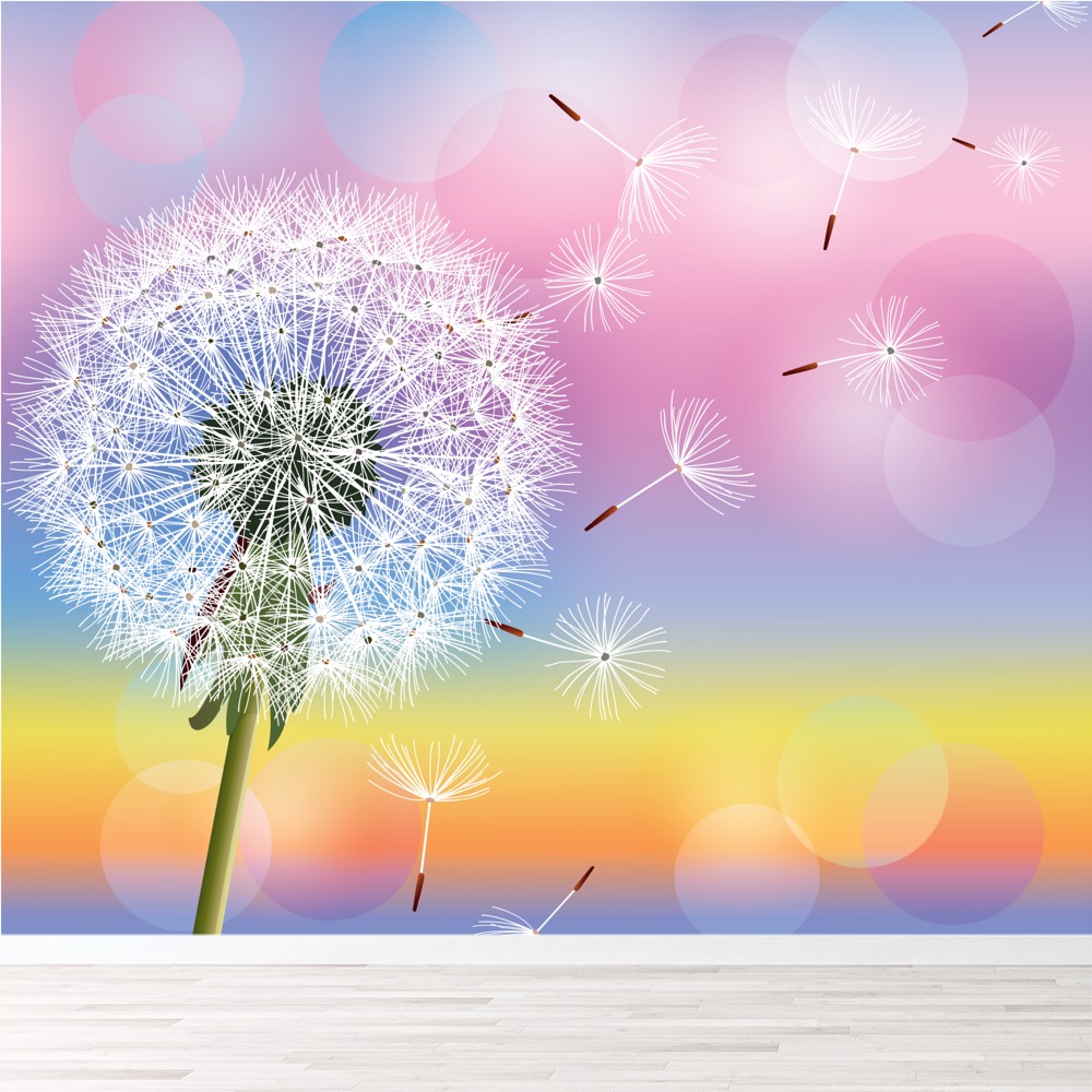 Rainbow Dandelion - 1000x1000 Wallpaper - teahub.io