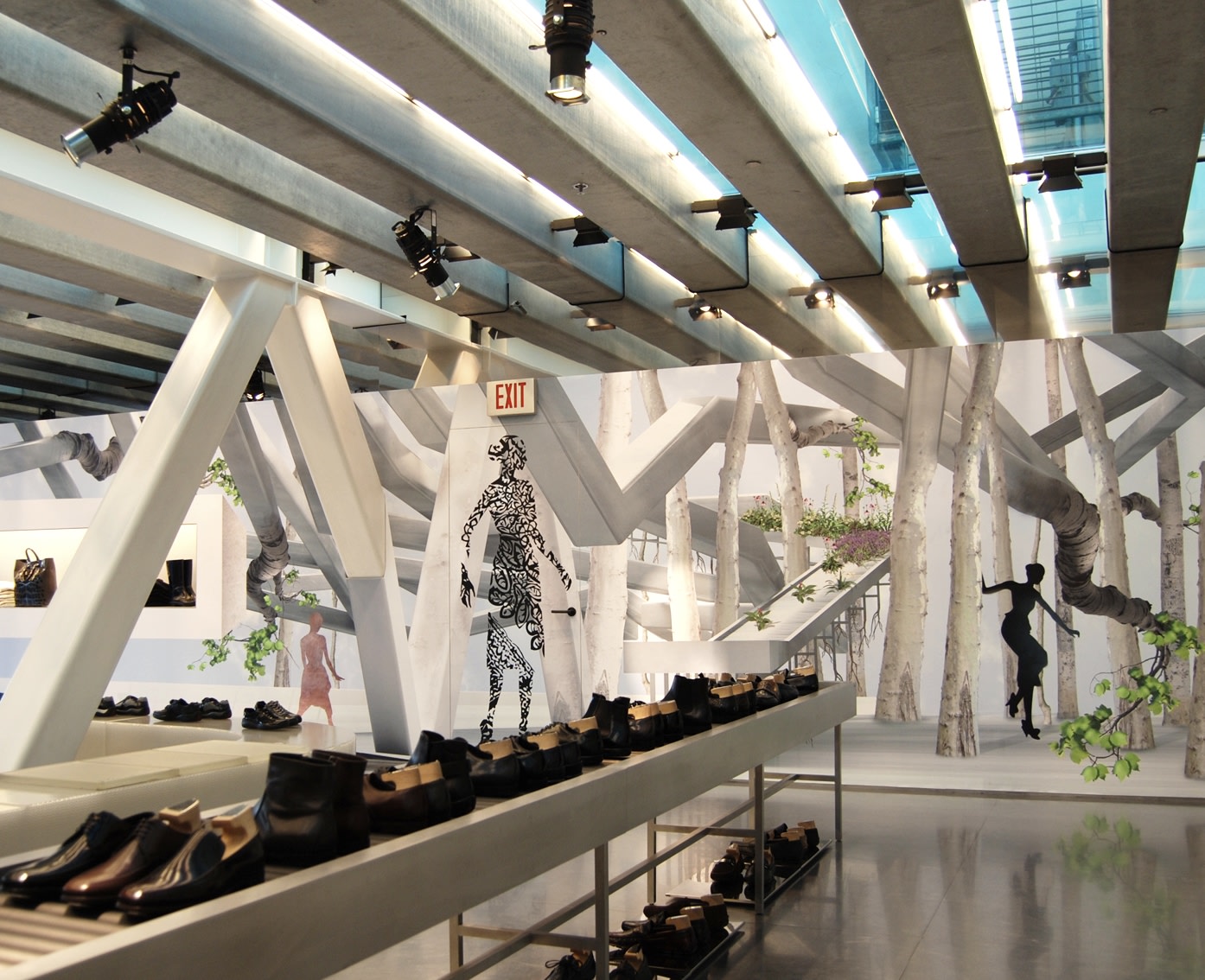 Prada Store Wallpaper - Interior Design - 1394x1134 Wallpaper - teahub.io