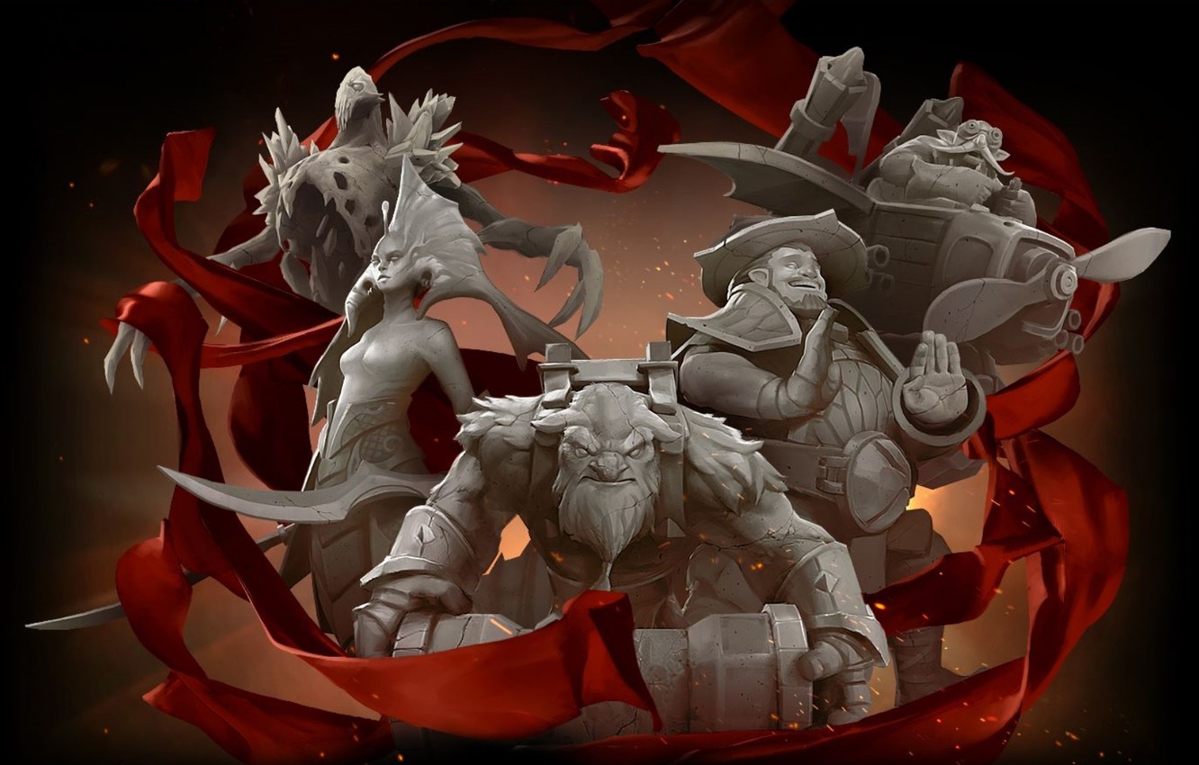 Photo Wallpaper Red, Storm, Red, Dota 2, Dota2, Camera, - Dota 2 Ti5 ...