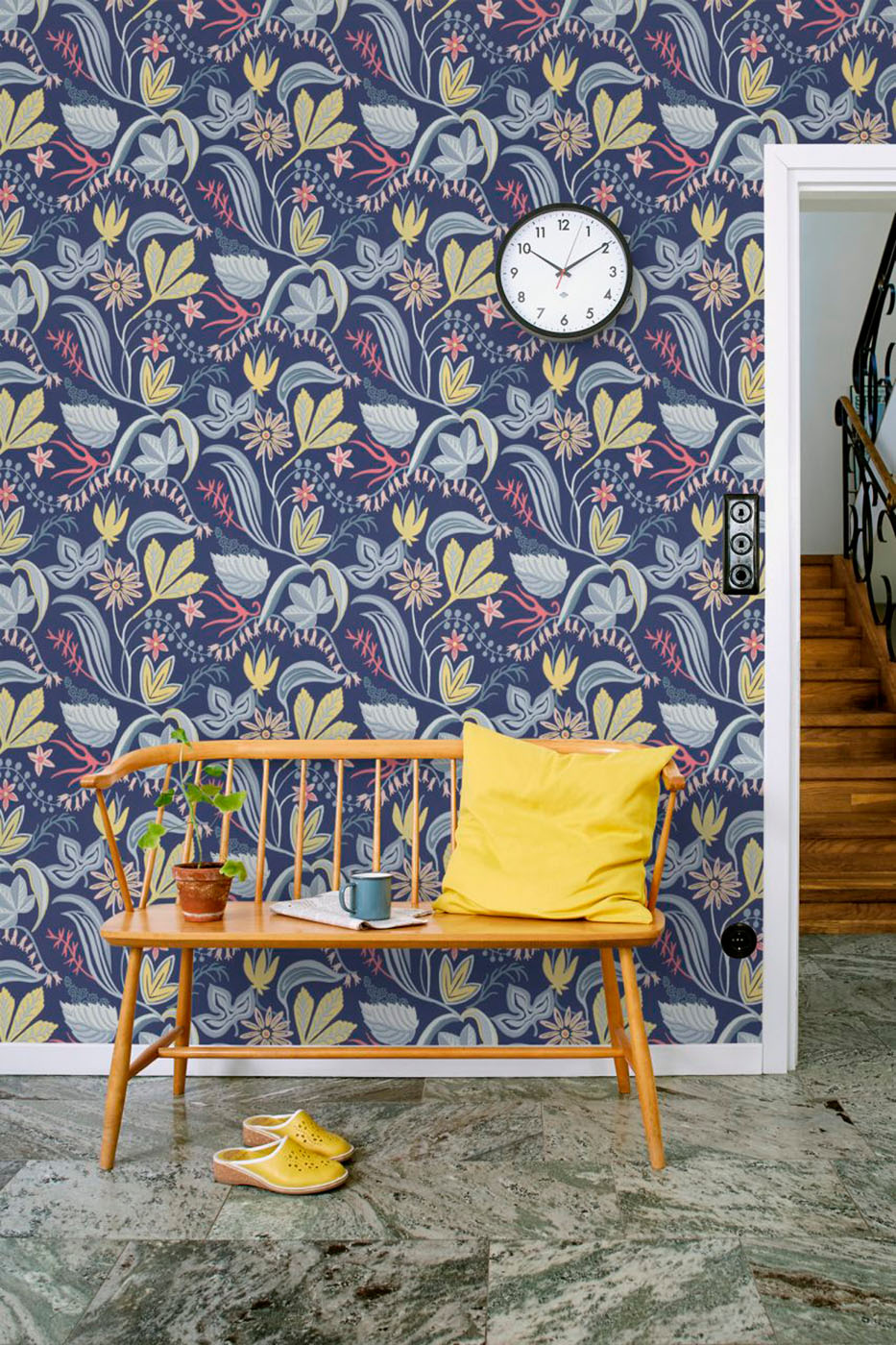 Hall Tapet Gul - 933x1400 Wallpaper - teahub.io