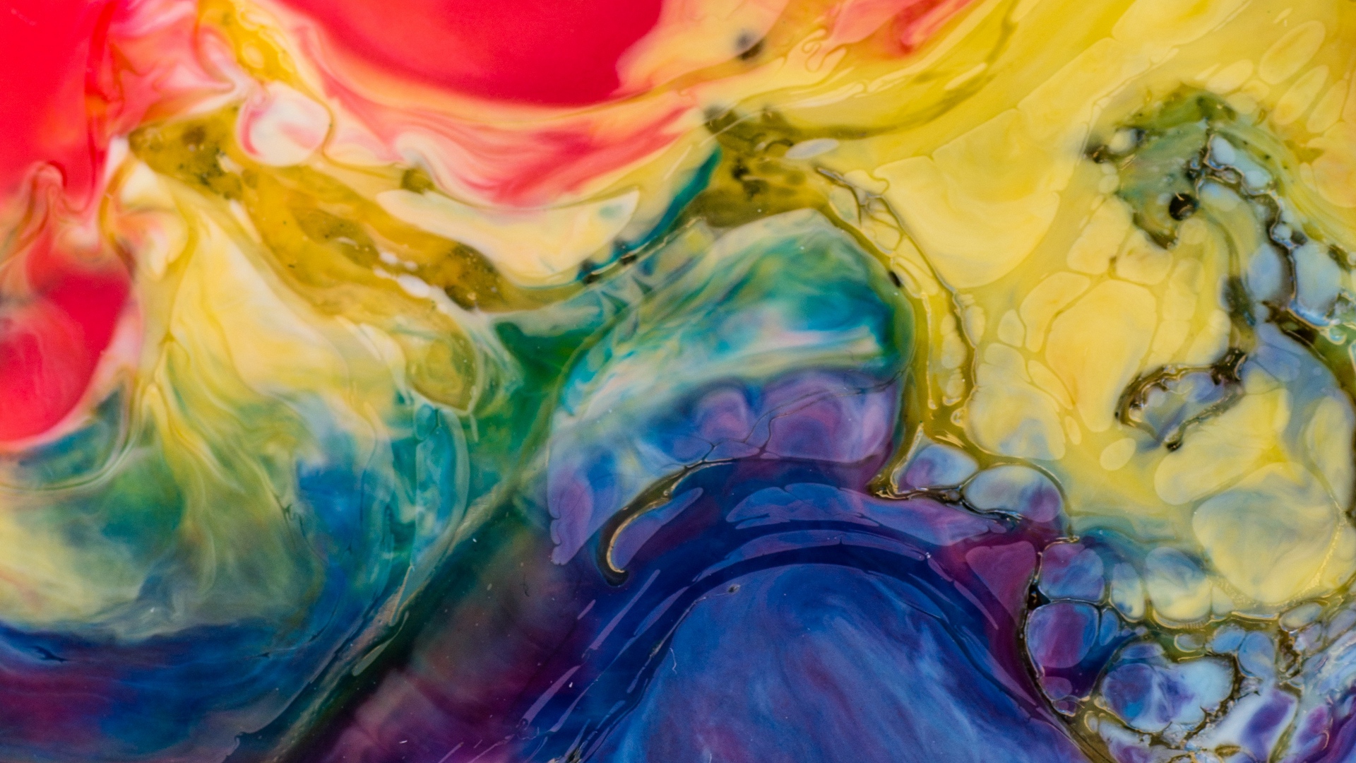 Wallpaper Paint, Stains, Colorful, Colourful - Colorful Painting ...