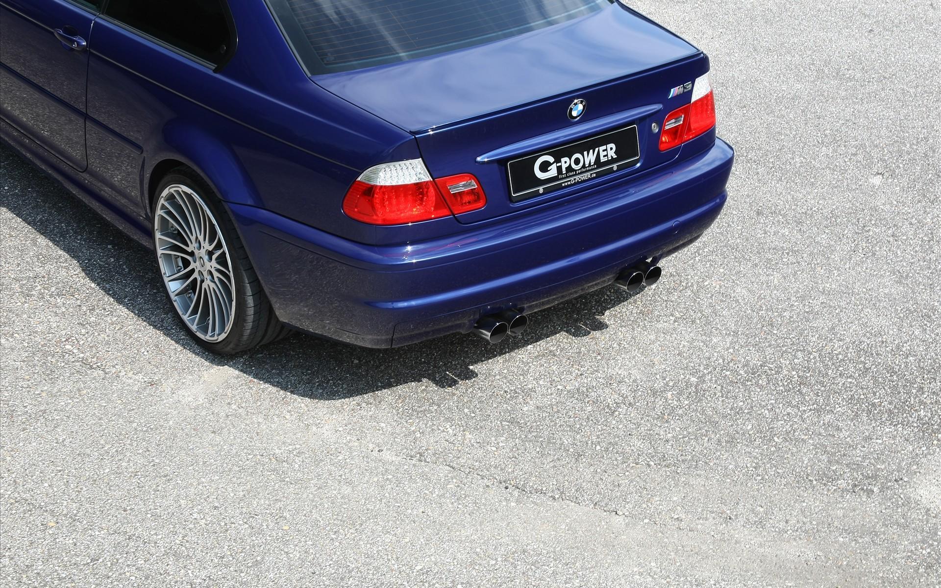 Hd G-power Bmw M3 E46 Back View Wallpaper - Bmw M3 E46 G Power ...
