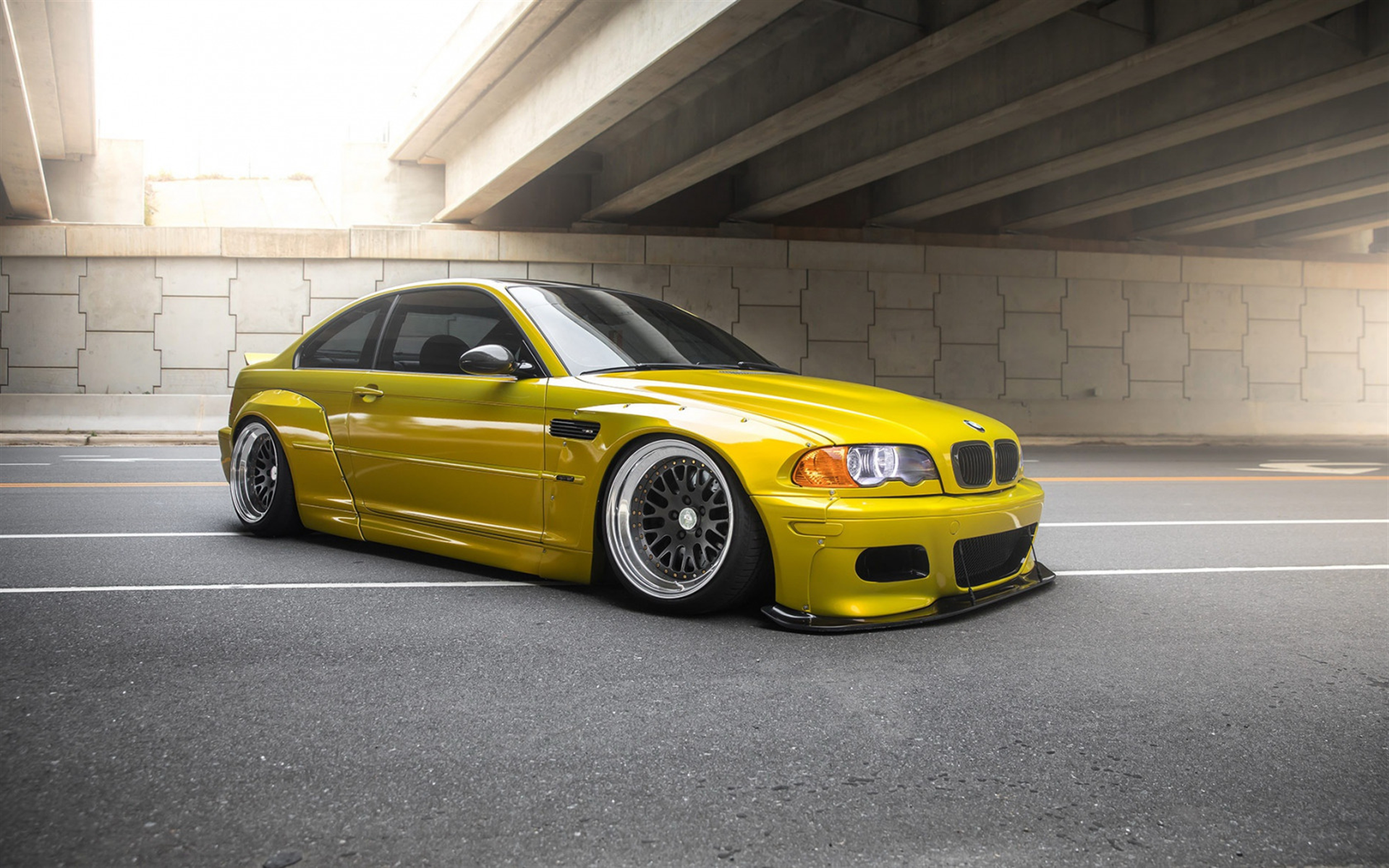 Bmw M3, E46, Yellow Sports Coupe, Tuning E46, Exterior, - Bmw M3 E46 ...