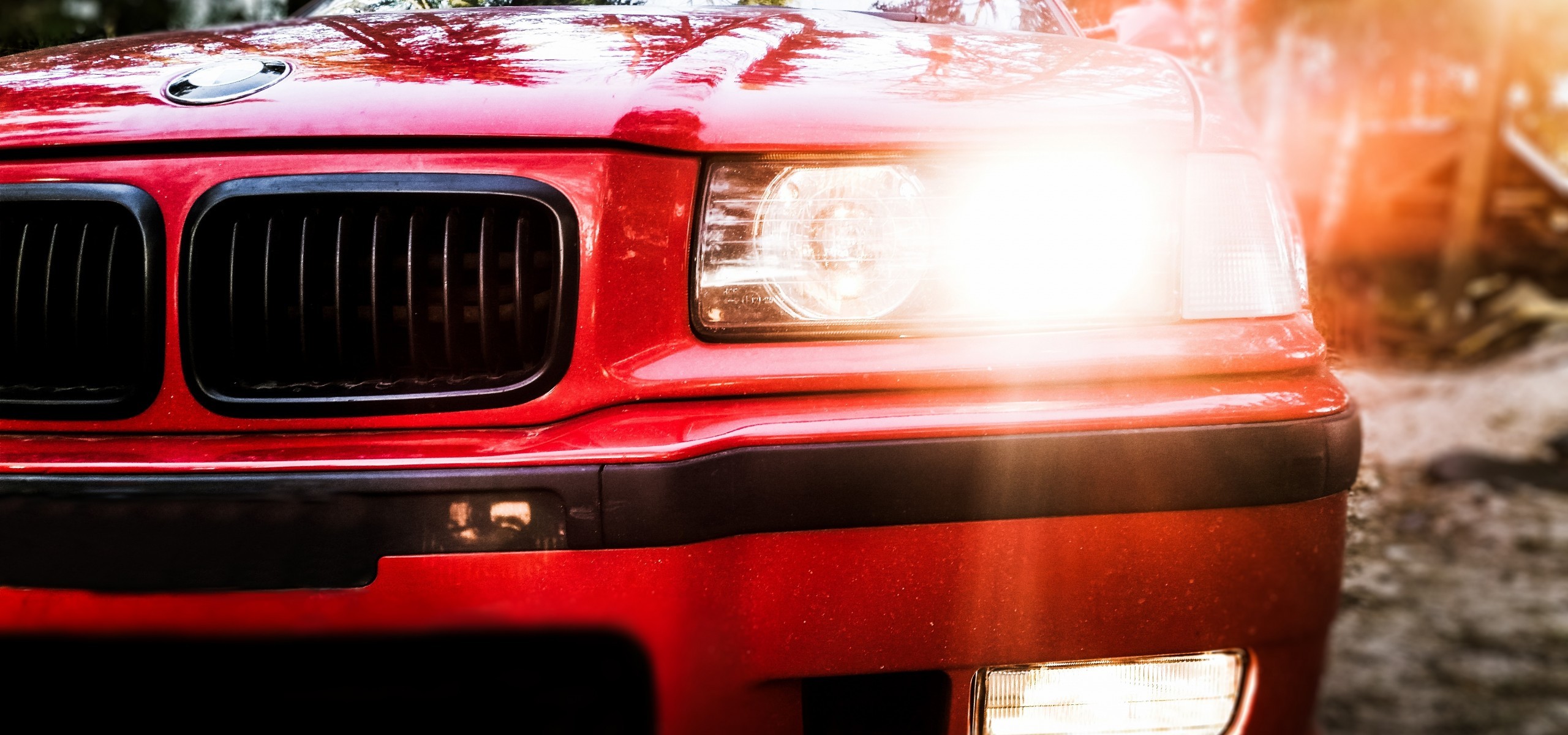 Bmw E36, Red, Front View, Cars - 2560x1200 Wallpaper - teahub.io