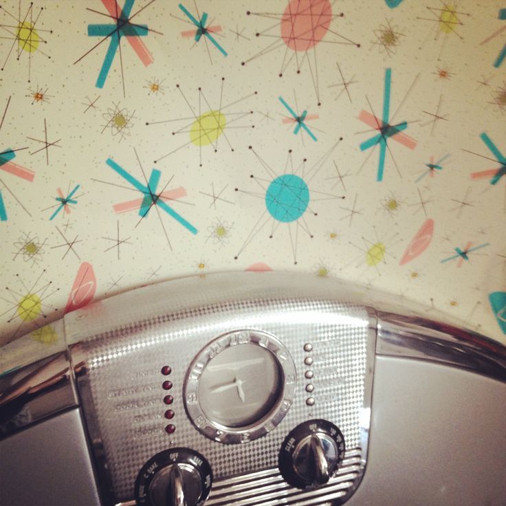 Atomic Print Wallpaper Retro 50s 60s - 736x736 Wallpaper - teahub.io