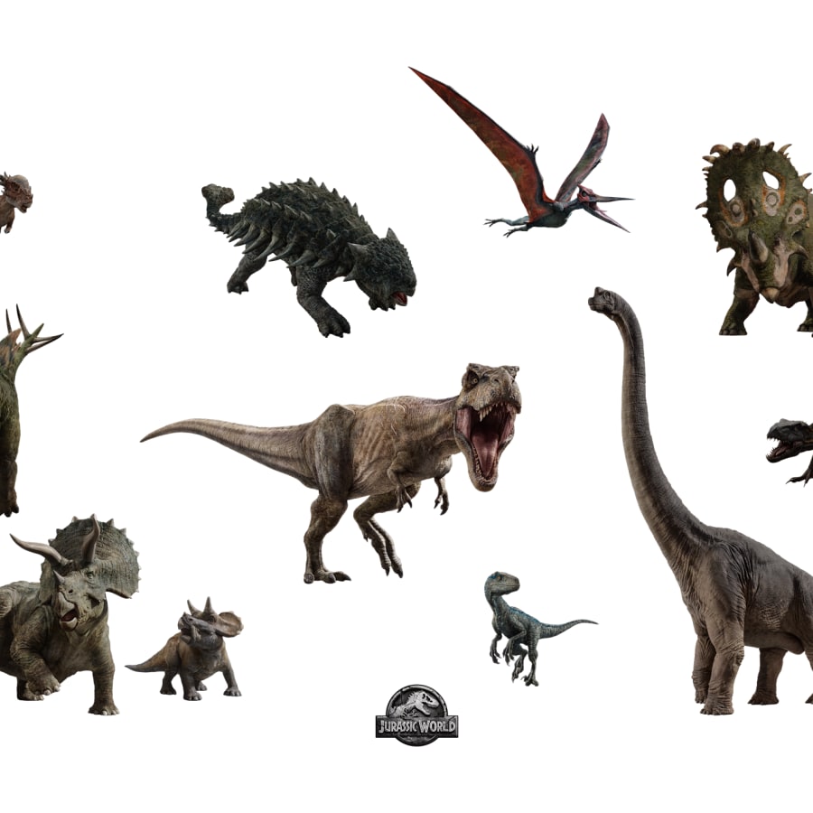 Jurassic World Fallen Kingdom All Dinosaurs 900x900 Wallpaper