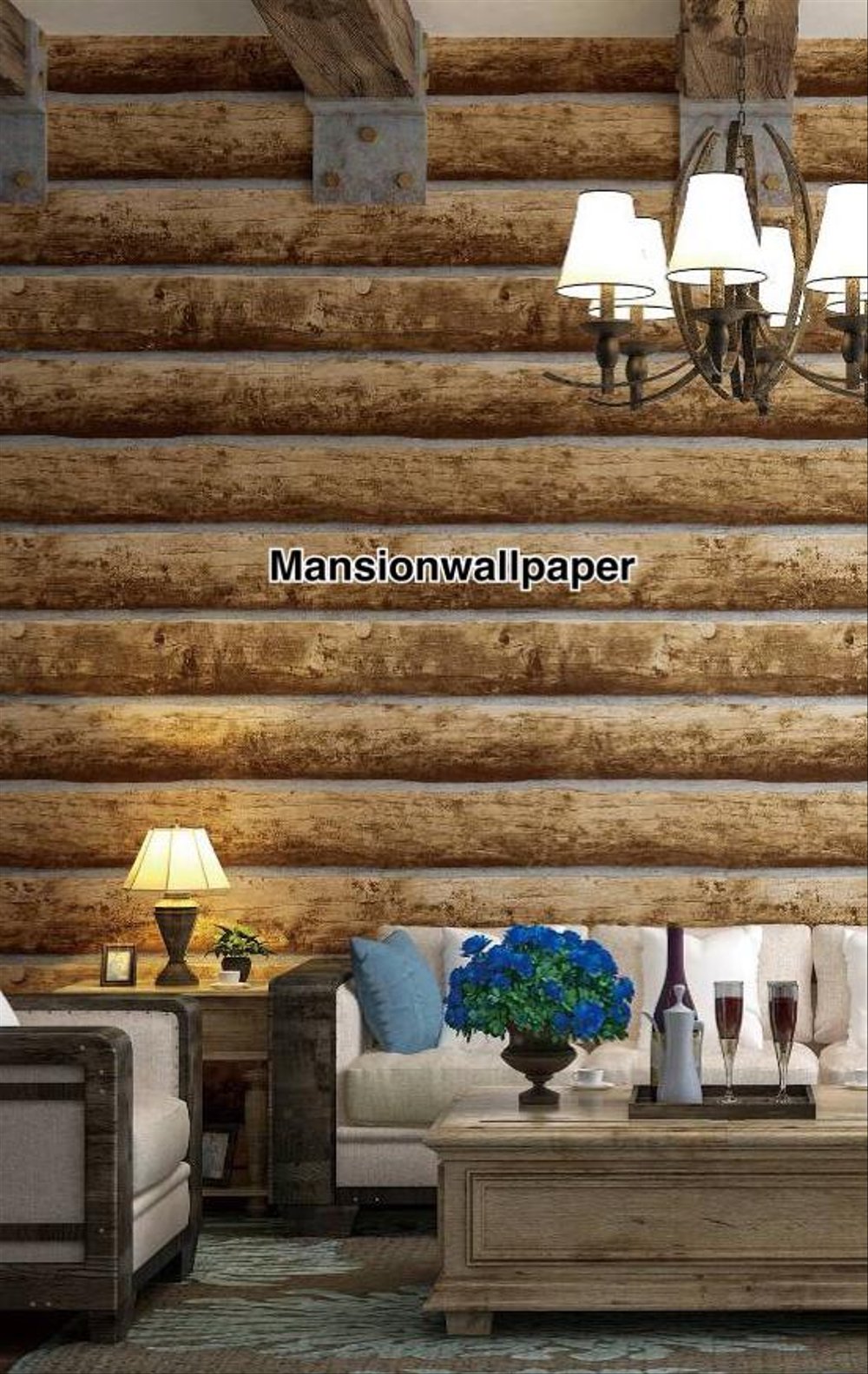 Promo Wallpaper Dinding Kayu Batang Pohon Natural Horizontal - Batang ...