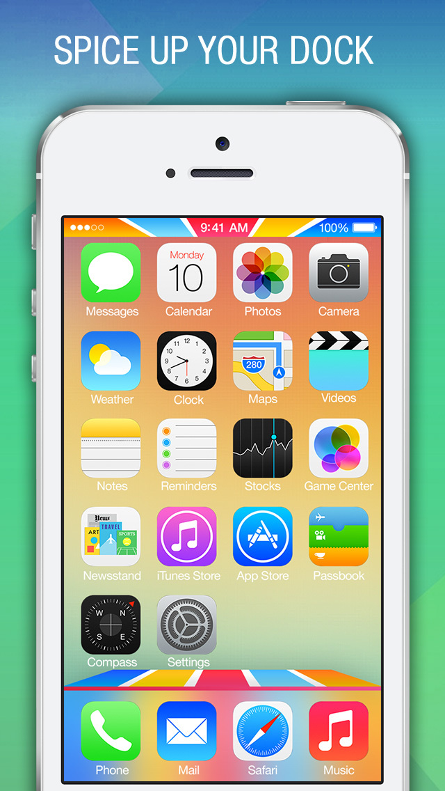 Iphone Dock Wallpaper - Color Dock Iphone - 640x1136 Wallpaper - teahub.io