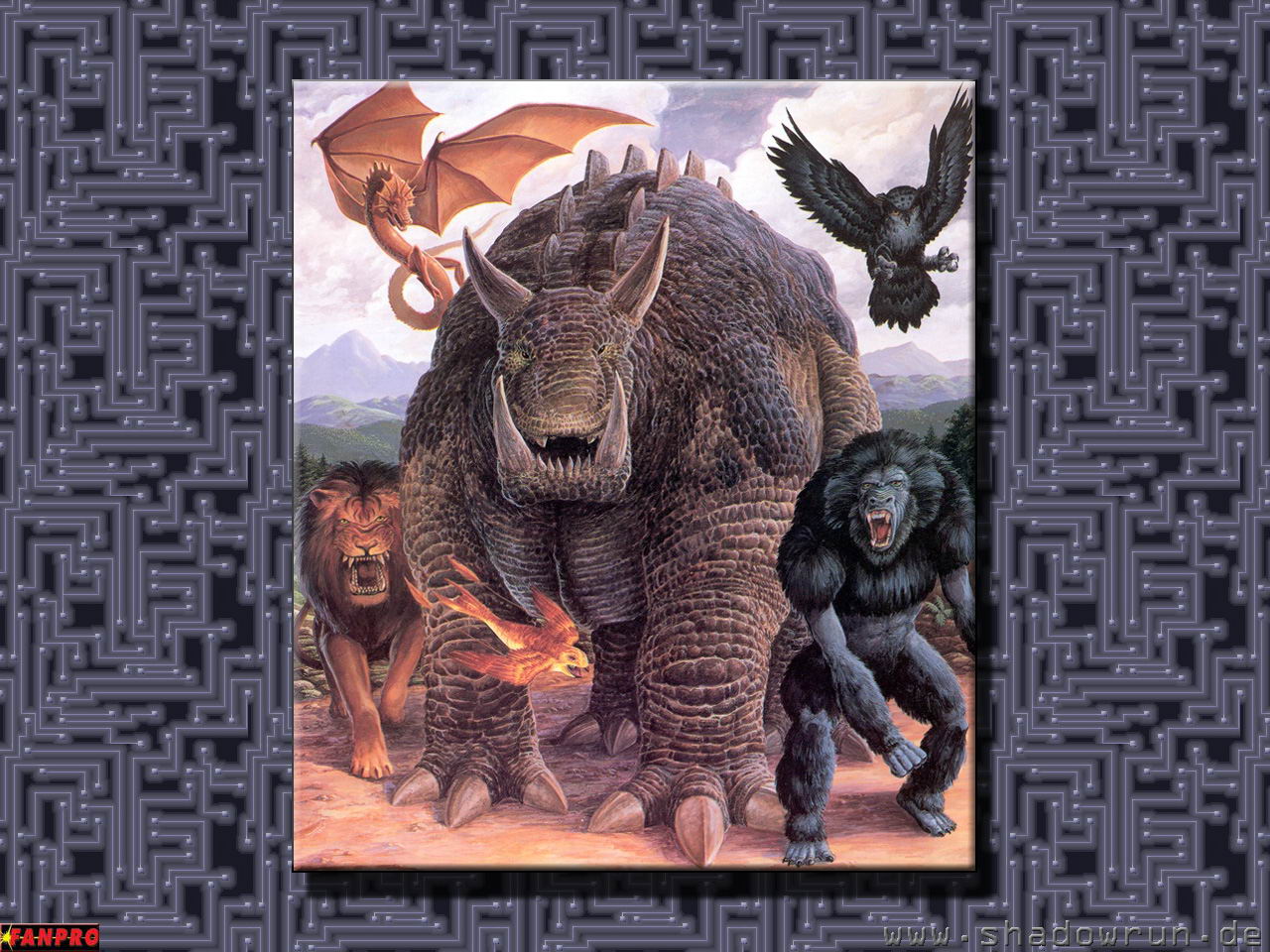 Paranormal Animals Of Na Standard Wallpaper - Juggernauts Shadowrun ...