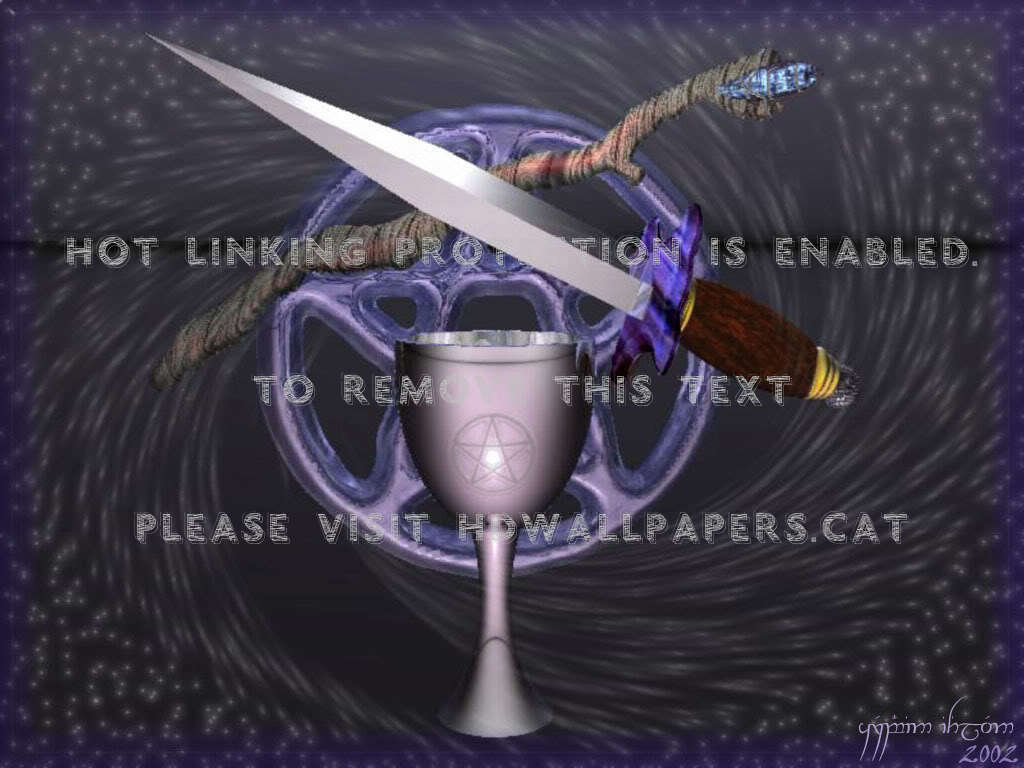 Tool For Magic Rituals Pentacle Wiccan Cup - Rv Wallpaper 3d - 1024x768 ...