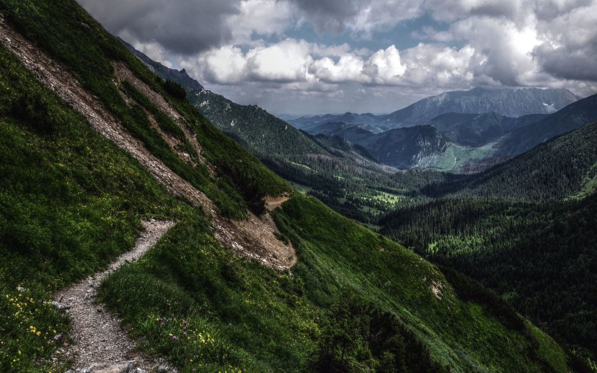 Steep Mountain Road Wallpaper - Mountain - 1920x1200 Wallpaper - teahub.io