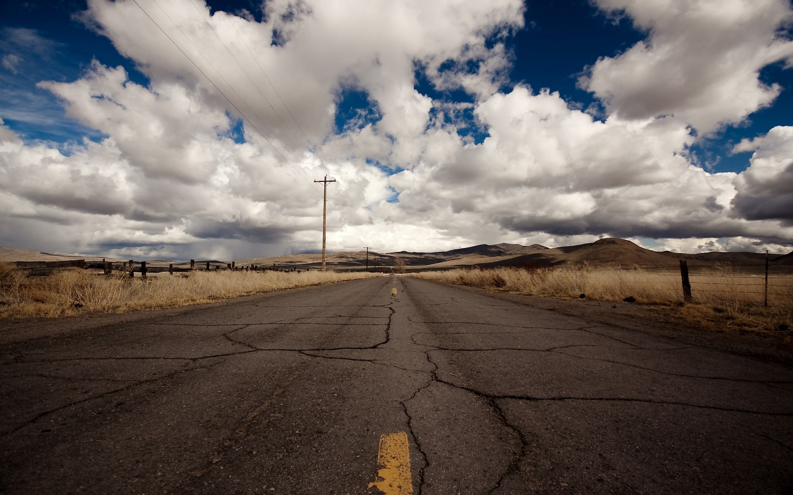 Road And Sky Background - 2560x1600 Wallpaper - teahub.io