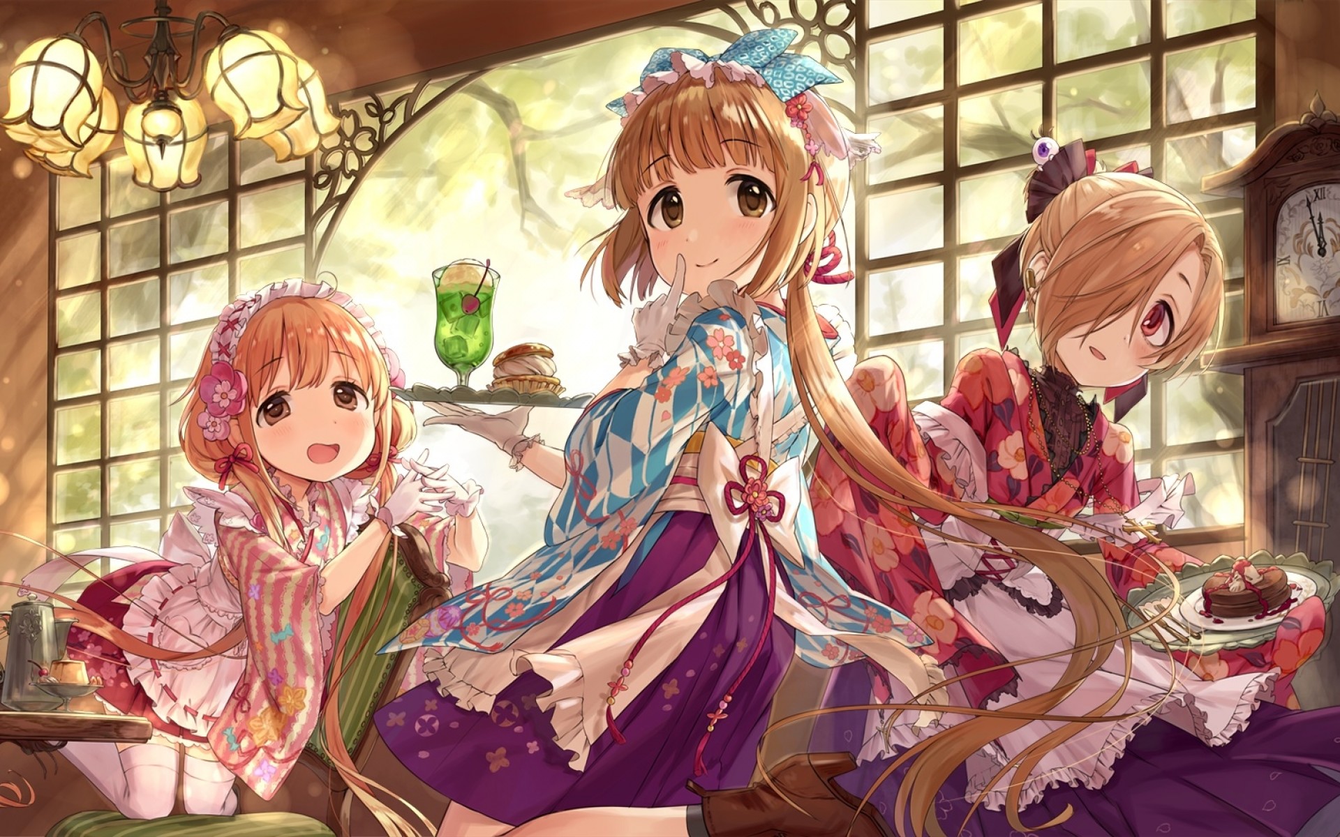 Shirasaka Koume, Futaba Anzu, Mano Sakuragi, The Idolmaster ...