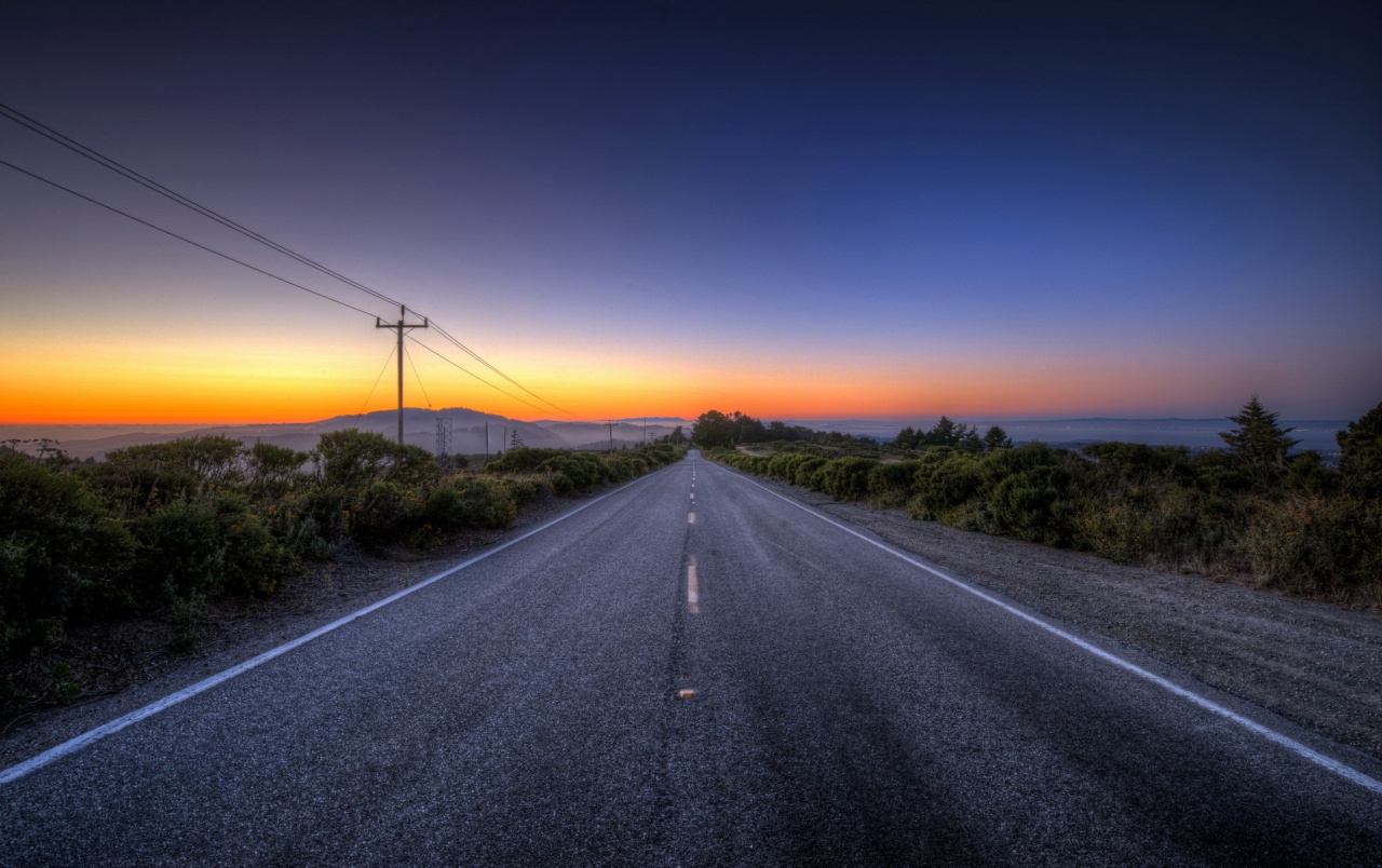 Stunning Road Nature & Sunset Wallpapers - Freeway - 1280x804 Wallpaper ...
