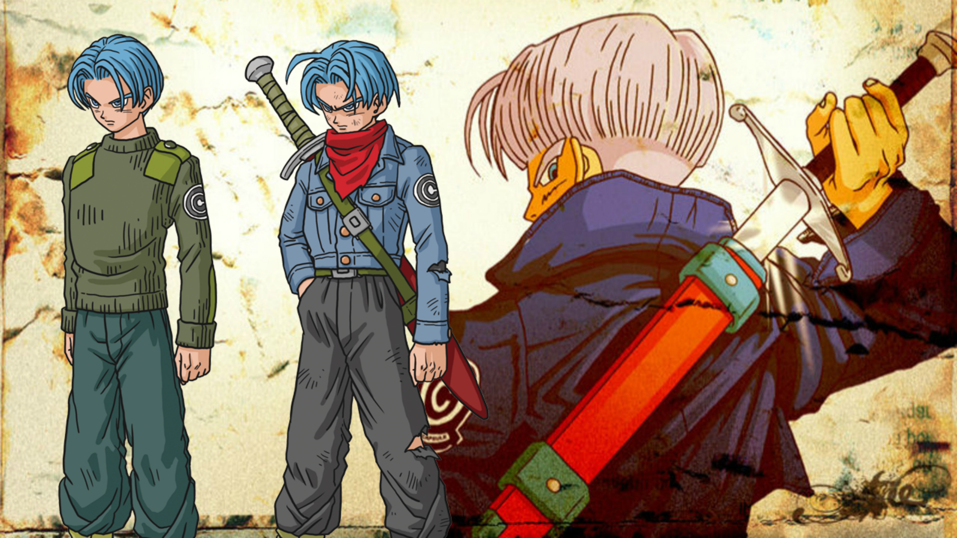 Trunks Has Blue Hair - 1920x1080 Wallpaper - teahub.io