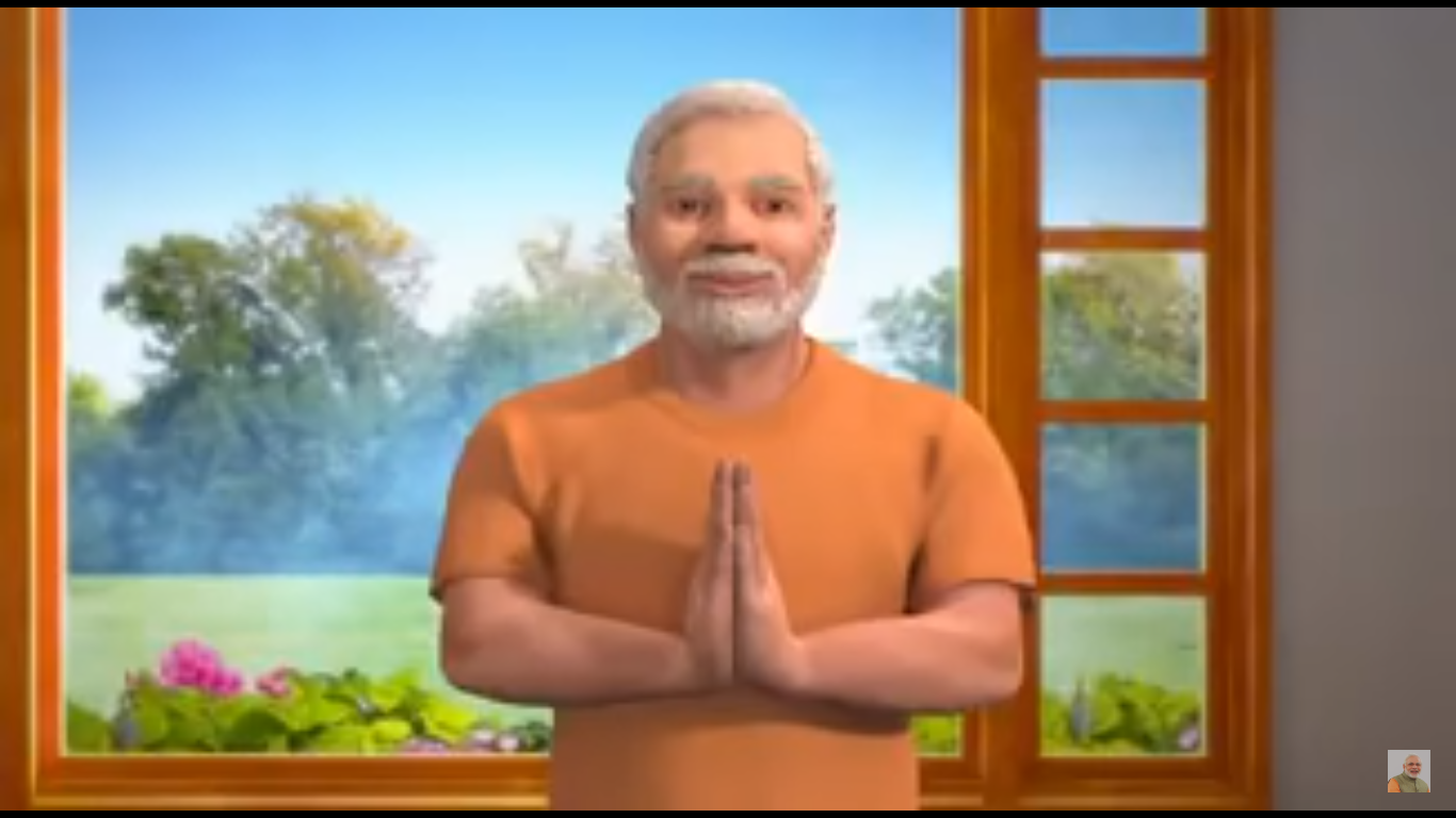 Happy Yoga Day Animated - 1366x768 Wallpaper - teahub.io