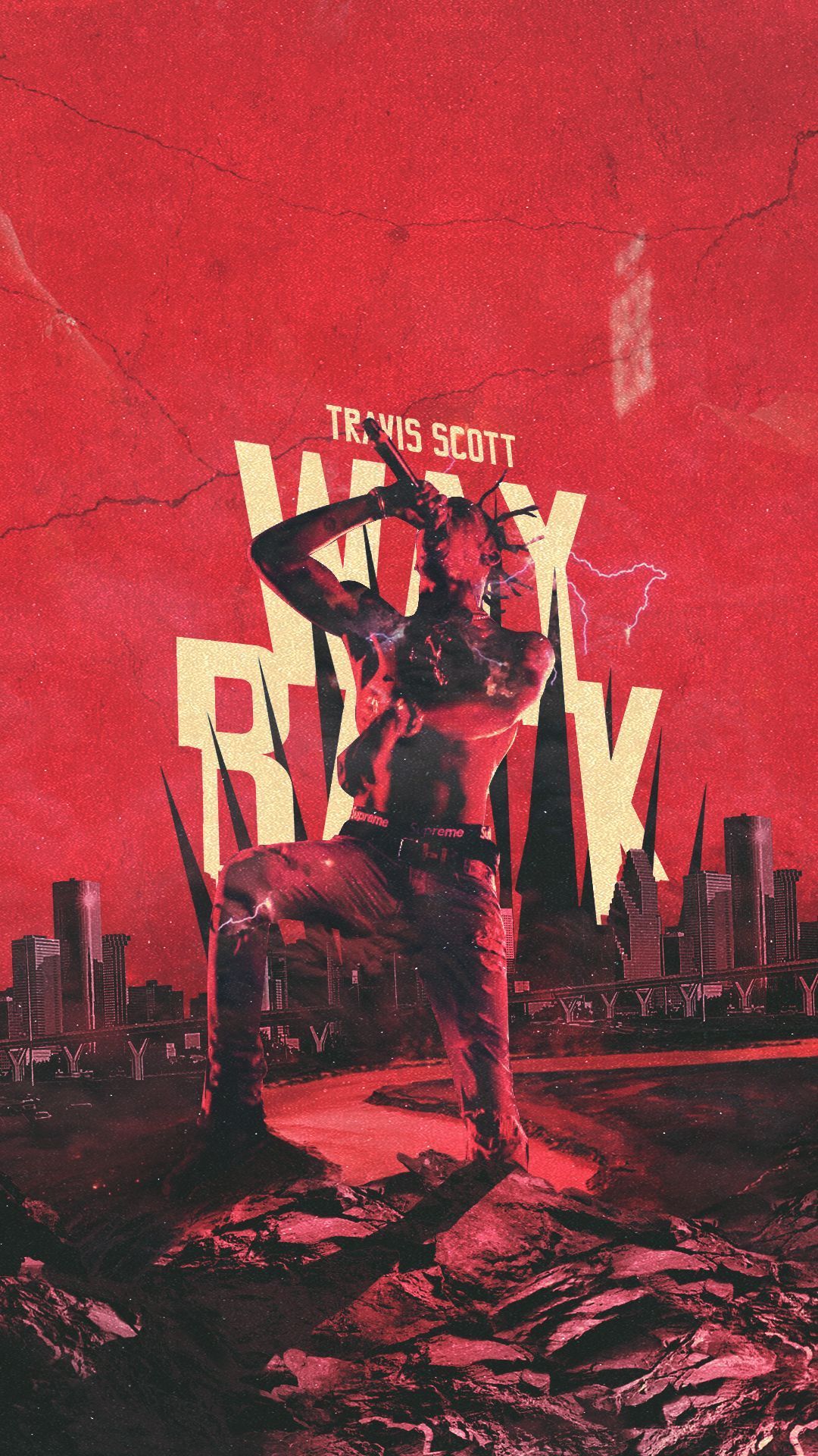 Travis Scott Way Back - 1080x1920 Wallpaper - teahub.io
