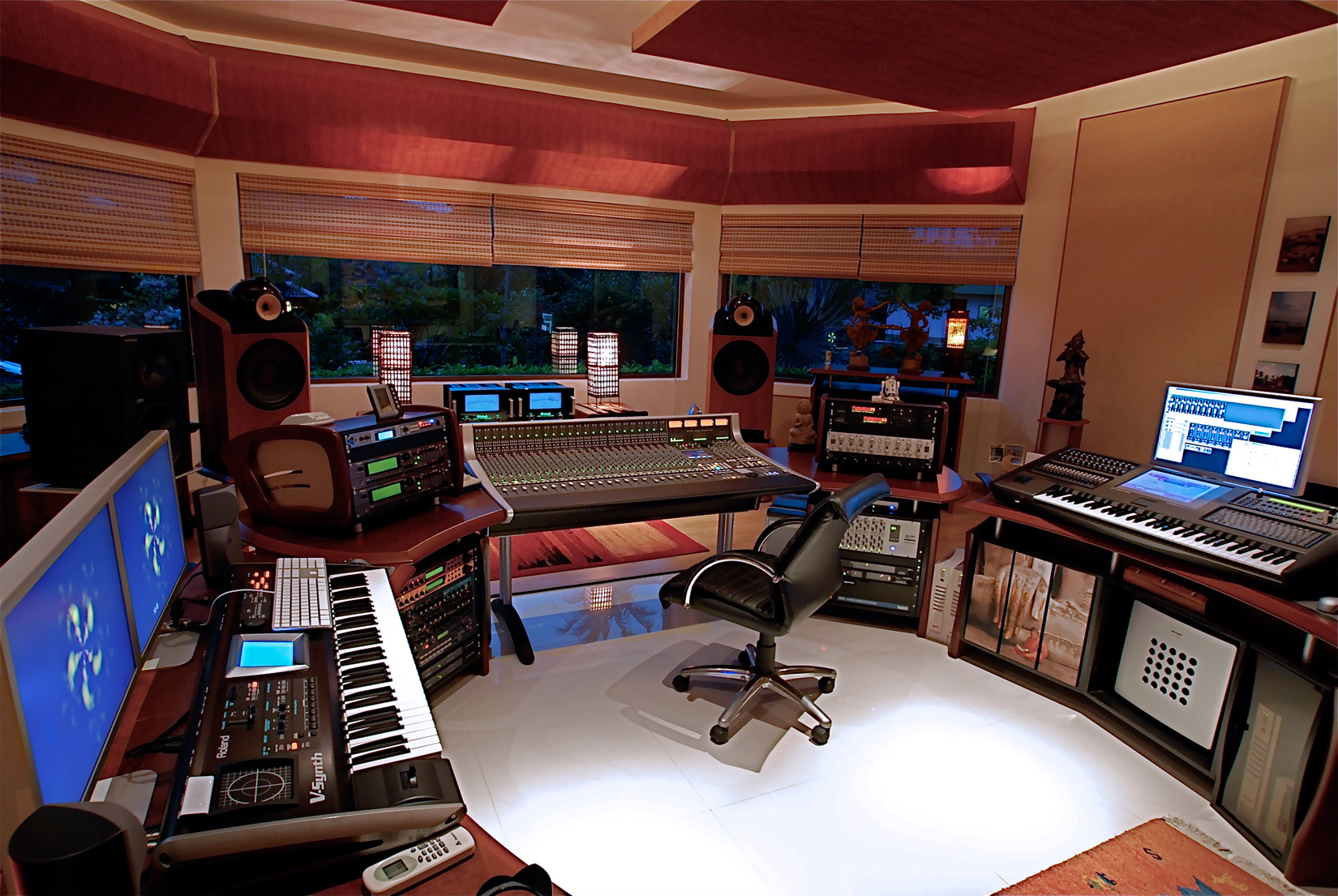 Hd Quality Wallpaper - Most Beautiful Music Studios - 1650x1105 ...