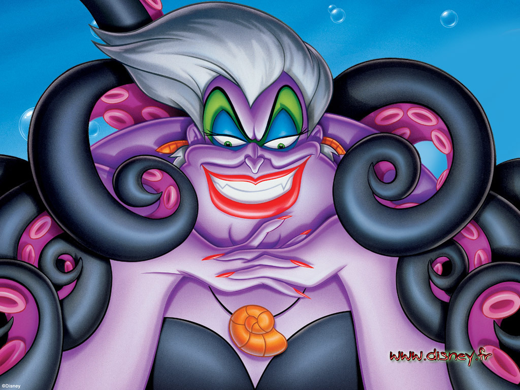 The Little Mermaid - Ursula Little Mermaid - 1024x768 Wallpaper - teahub.io