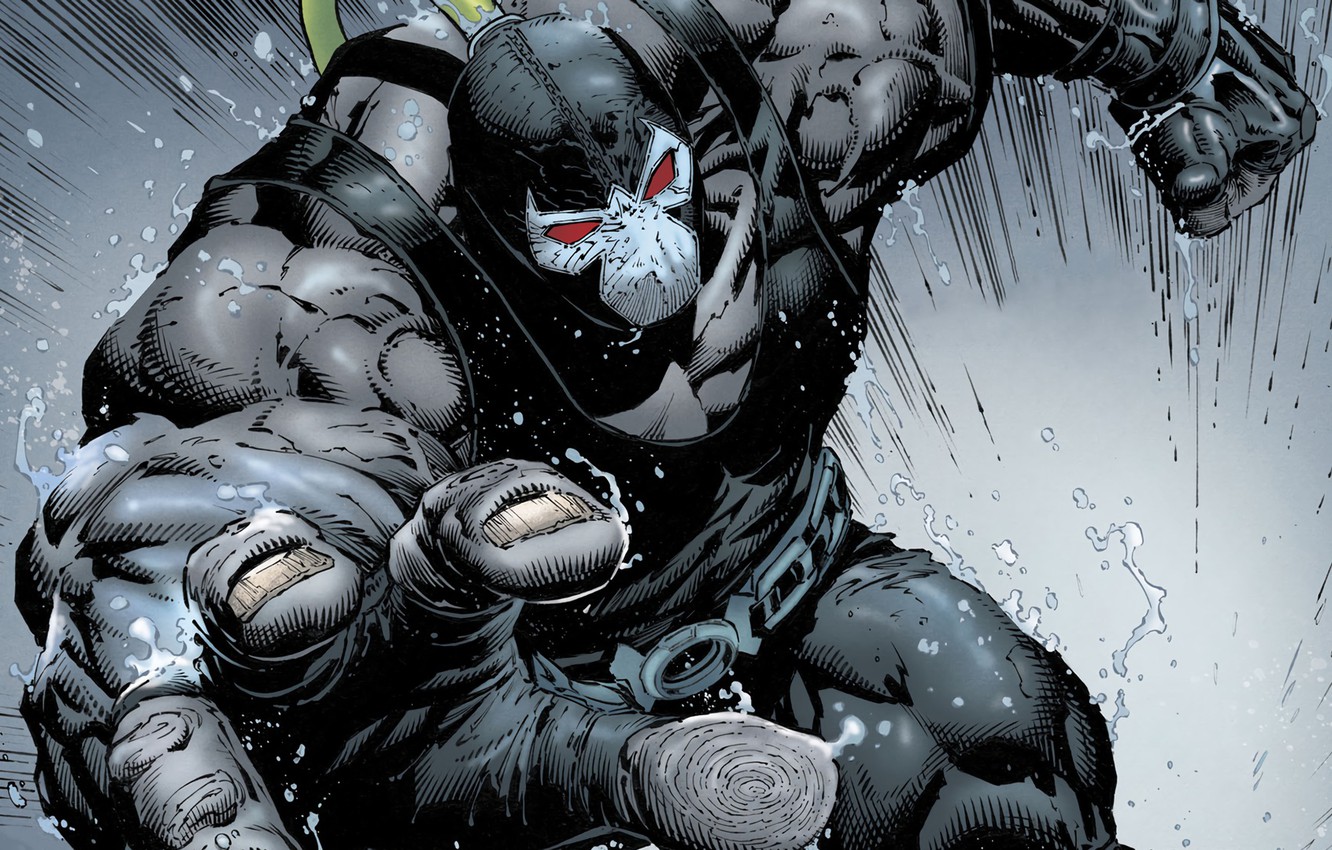 Photo Wallpaper Mask, Muscles, Dc Comics, Bane, Bane, - Comic Book Bane ...
