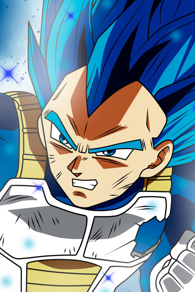 Vegeta Ssj Blue Full Power - 640x960 Wallpaper - teahub.io