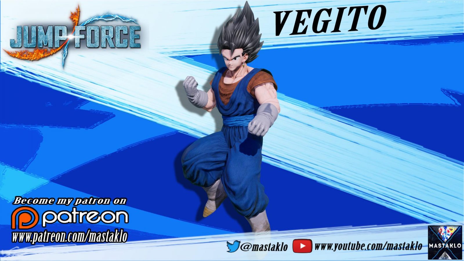 Jump Force Vegito Blue - 1600x900 Wallpaper - teahub.io